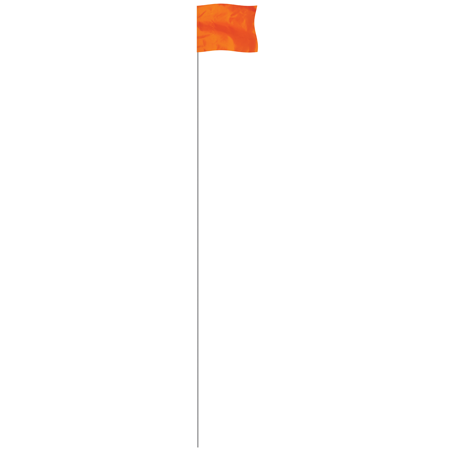 Orange 4" x 5" Marker Flag on a 36" Wire