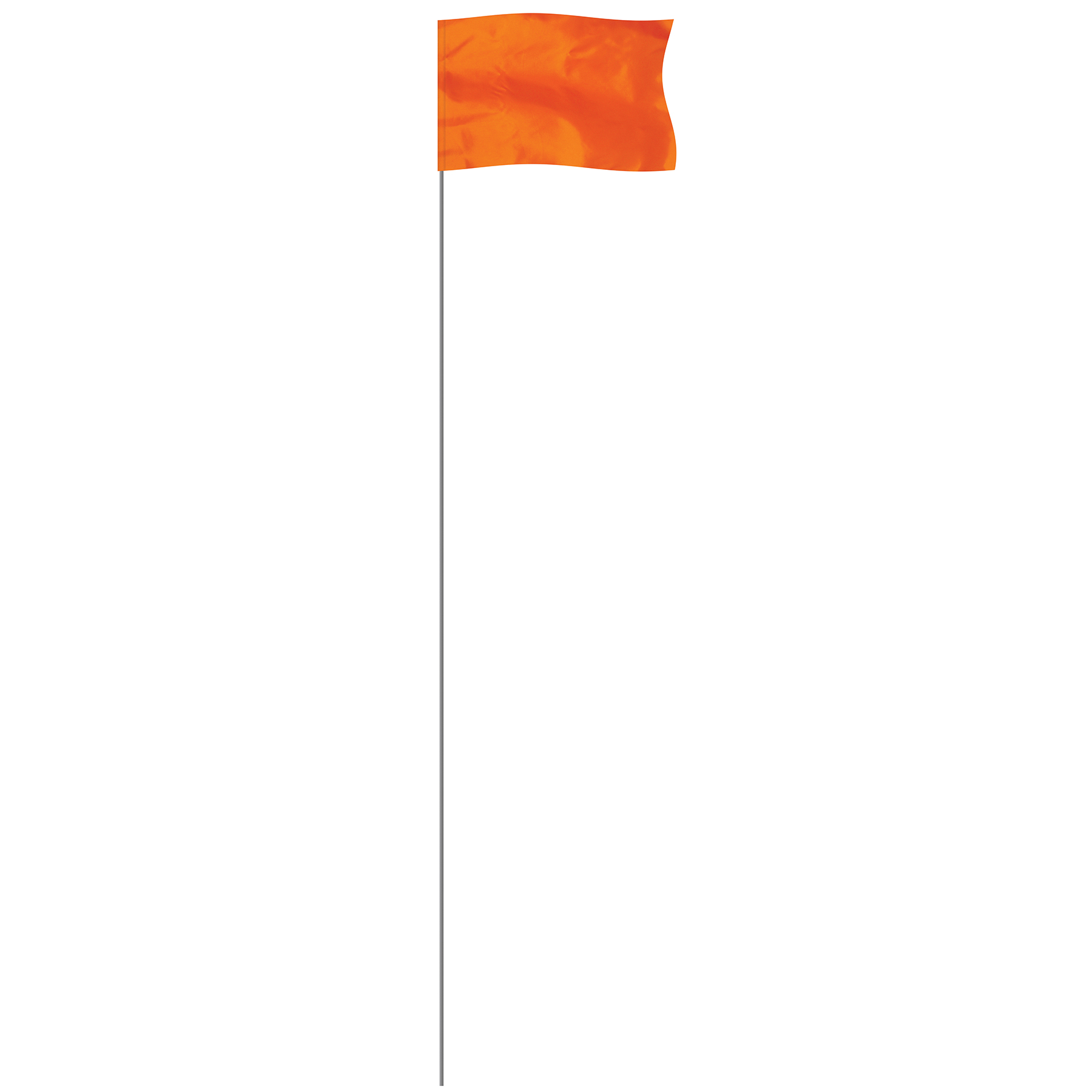 Orange 5" x 8" Marker Flag on a 36" Wire