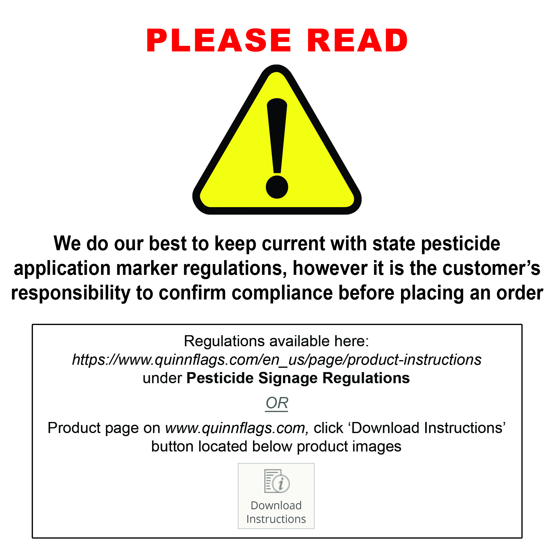 5" x 5" Value Marking Signs - Two Color, Front & Back