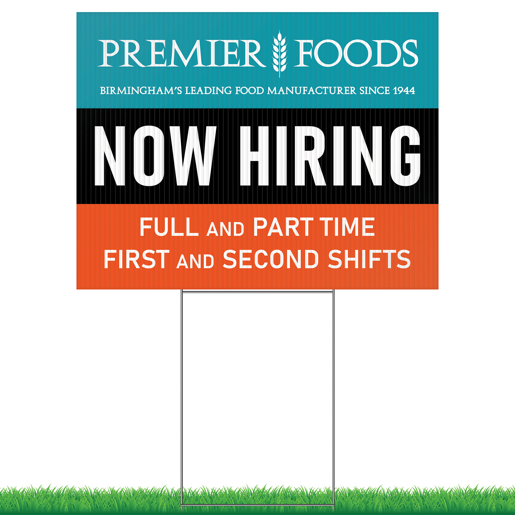 Medium Corrugated Yard Sign - Full Color - 2 Sides