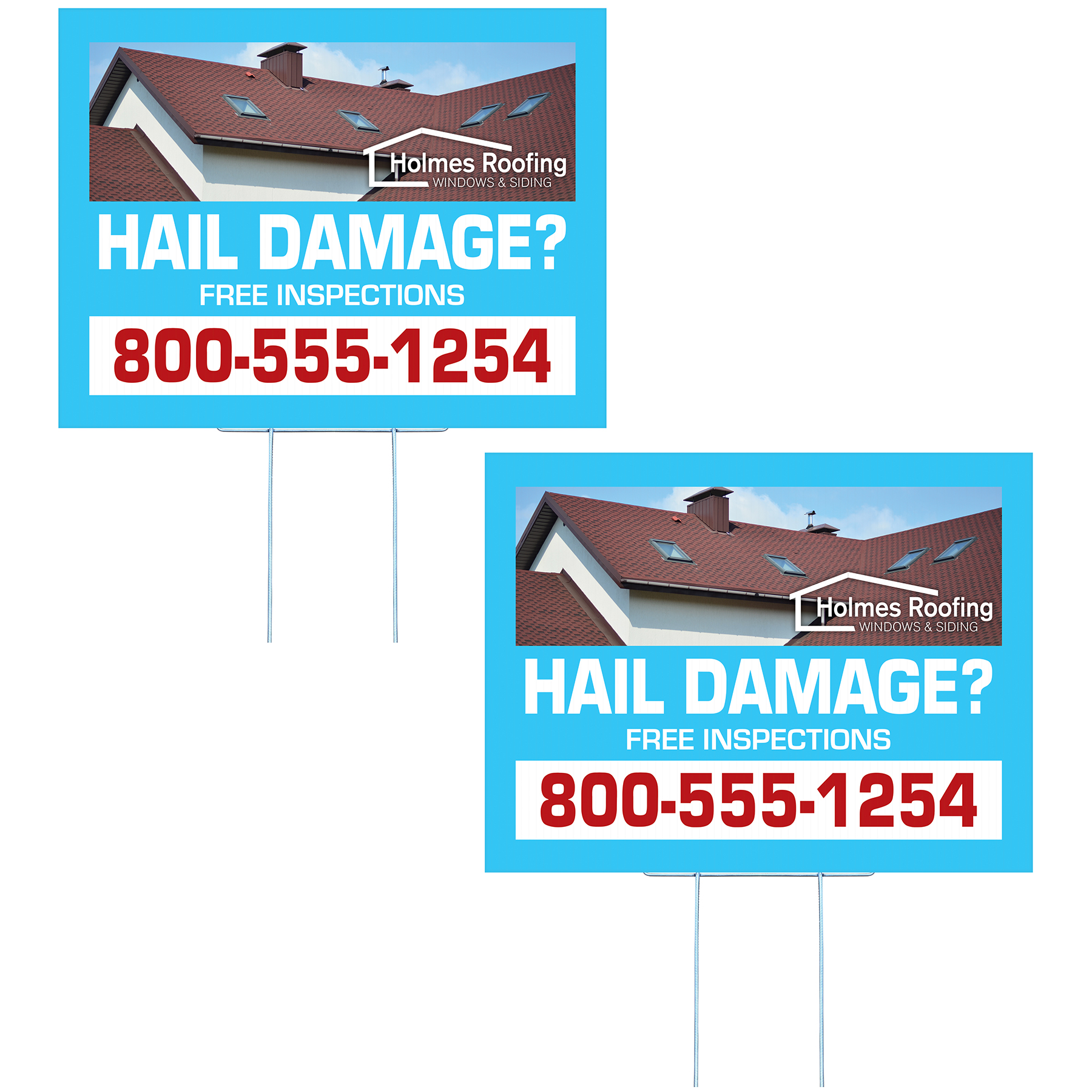 Medium Corrugated Yard Sign - Full Color - 2 Sides