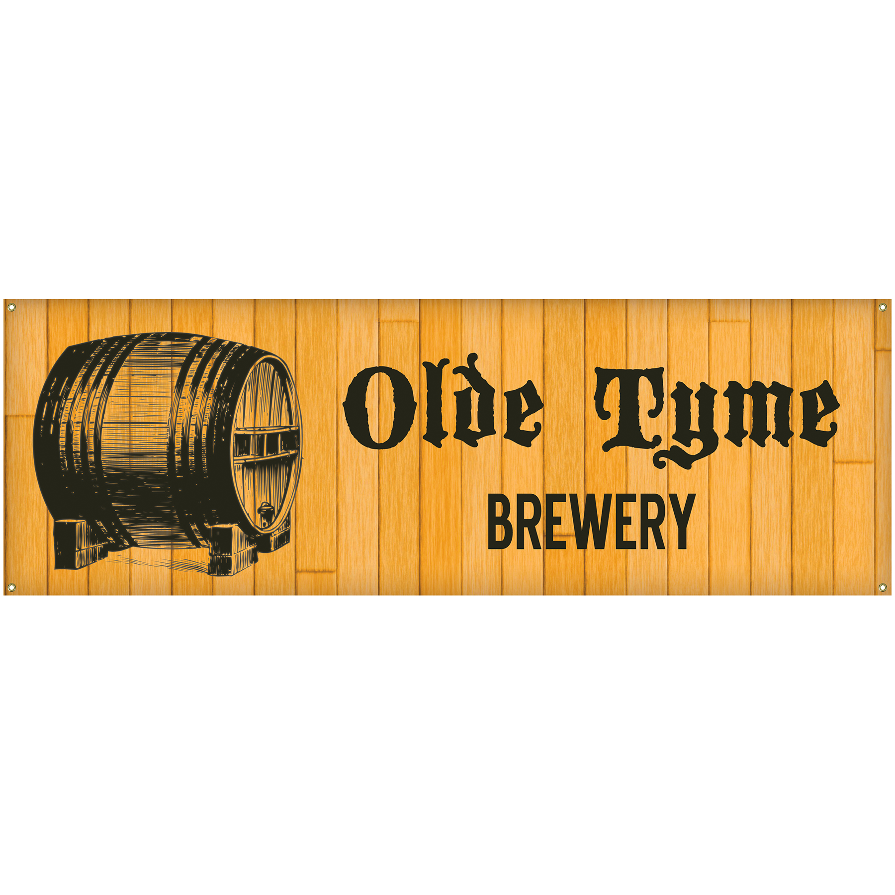 2' x 6' Custom Knitted Polyester Banner