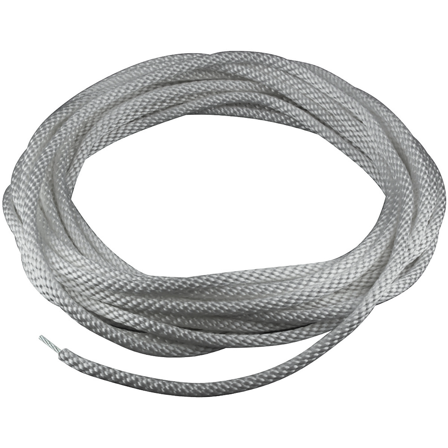 Halyard Rope - Wire Center-1/4" Silver