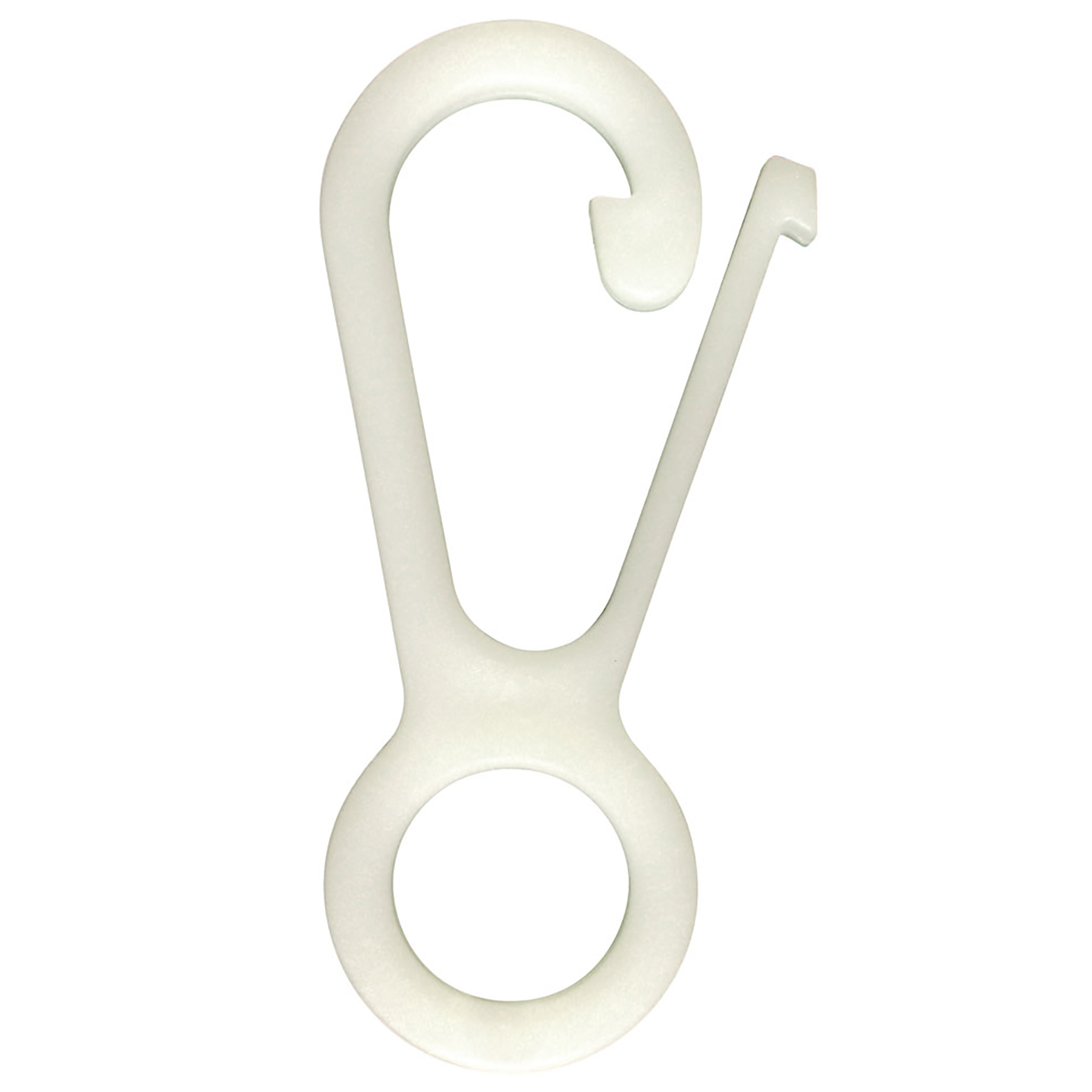 2 3/4" White Nylon Snap Hook