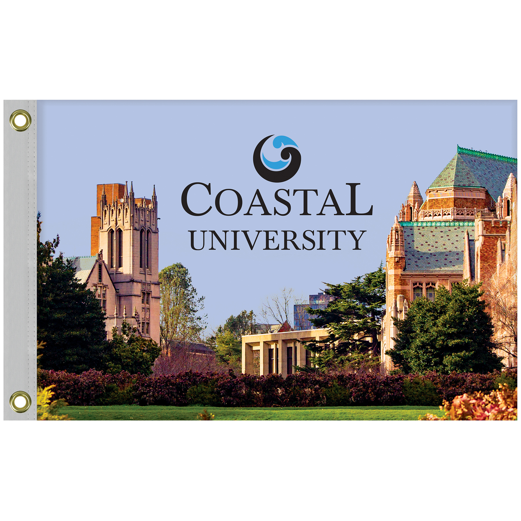 24" x 36" Single Reverse Knitted Polyester Rectangle Boat Flag