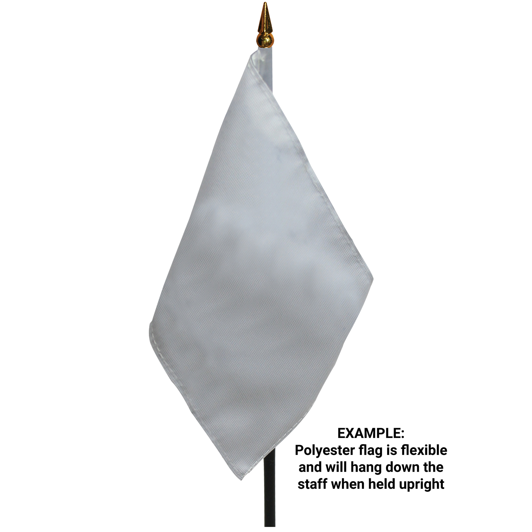 6" x 9" Double Sided Polyester Stick Flags