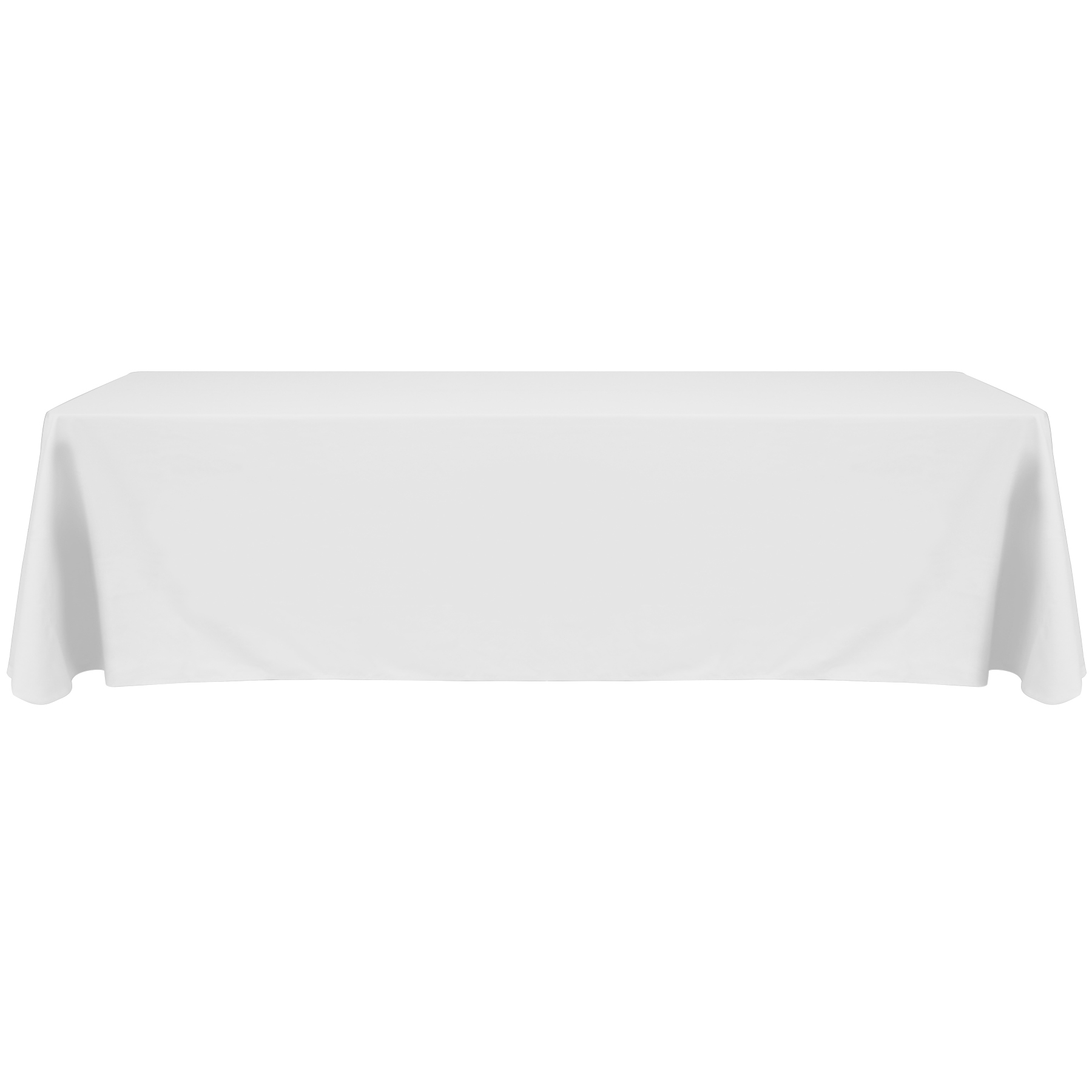 8' Knit Polyester Custom Throw Style Table Cover