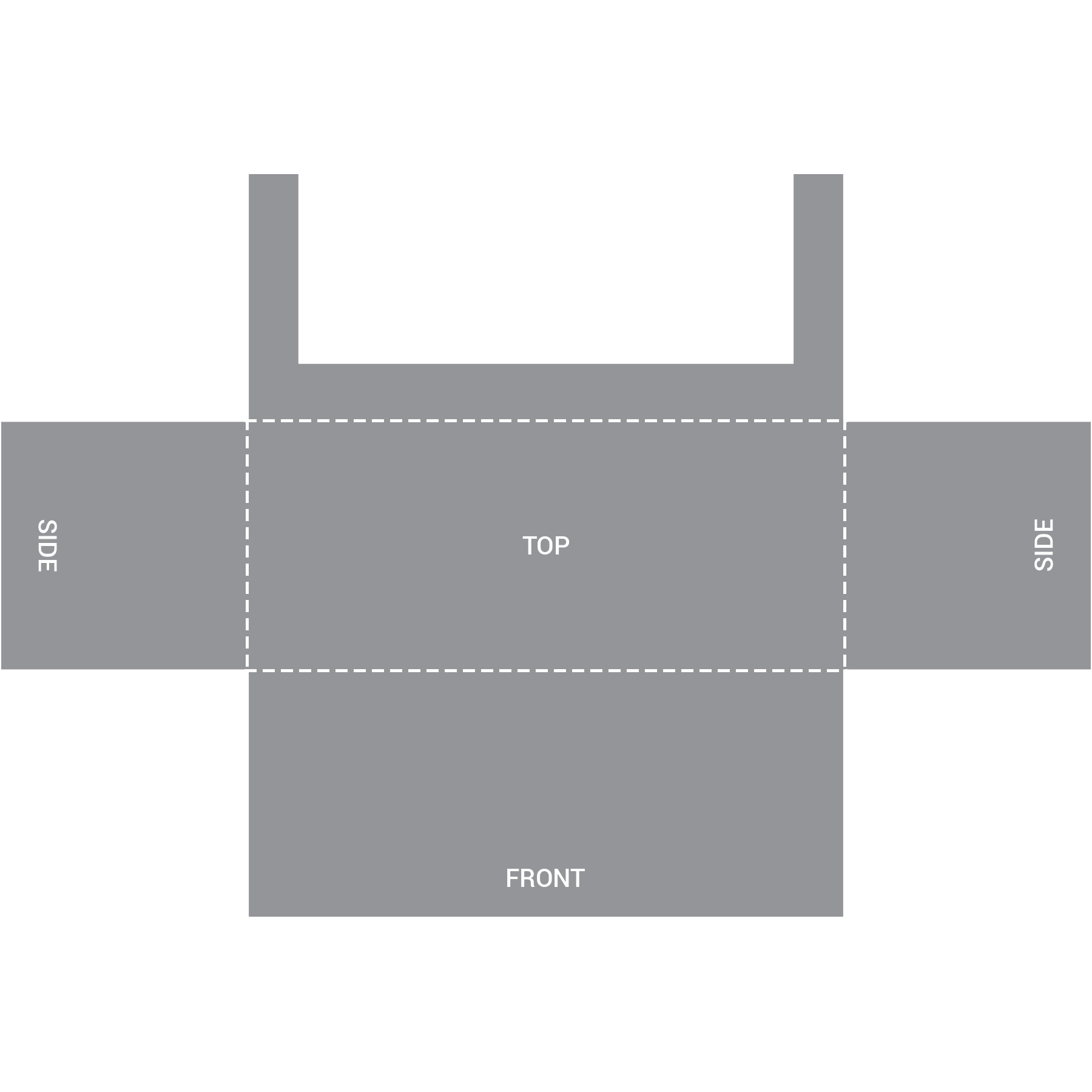 6' Customized Open Back Fitted Table Cover