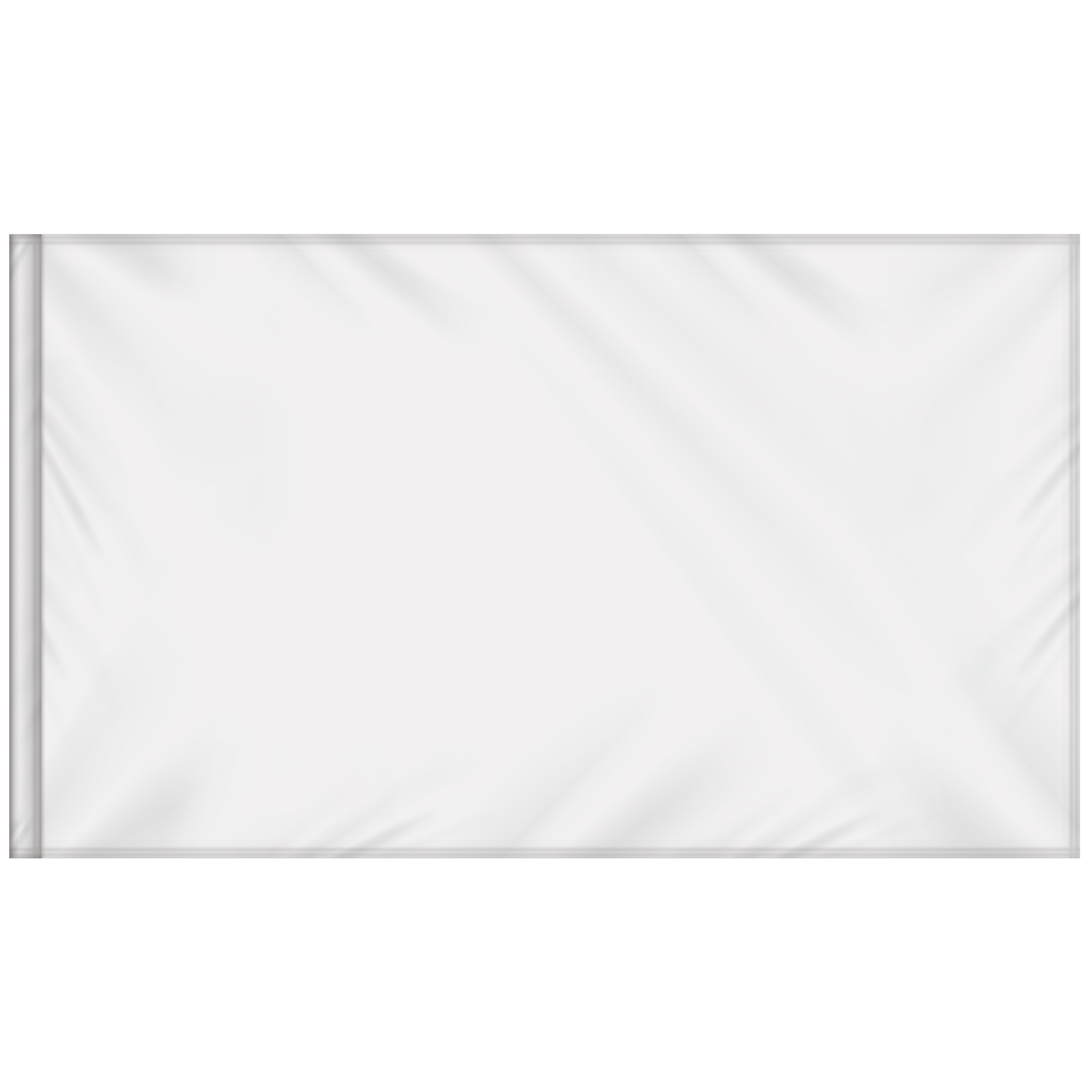 3' x 5' Single Sided Embroidered Flag with Pole Sleeve
