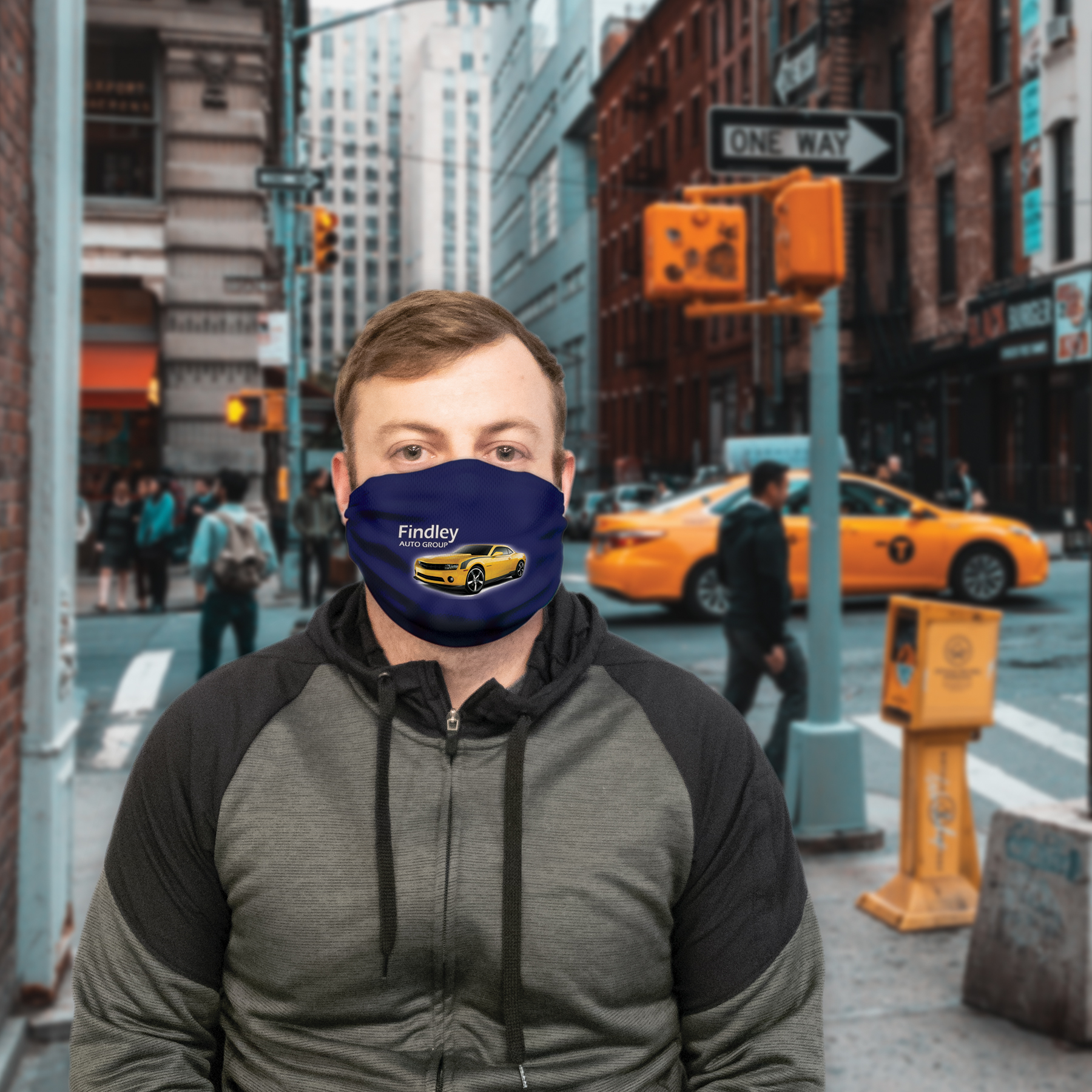 Custom Microfiber Face Cover