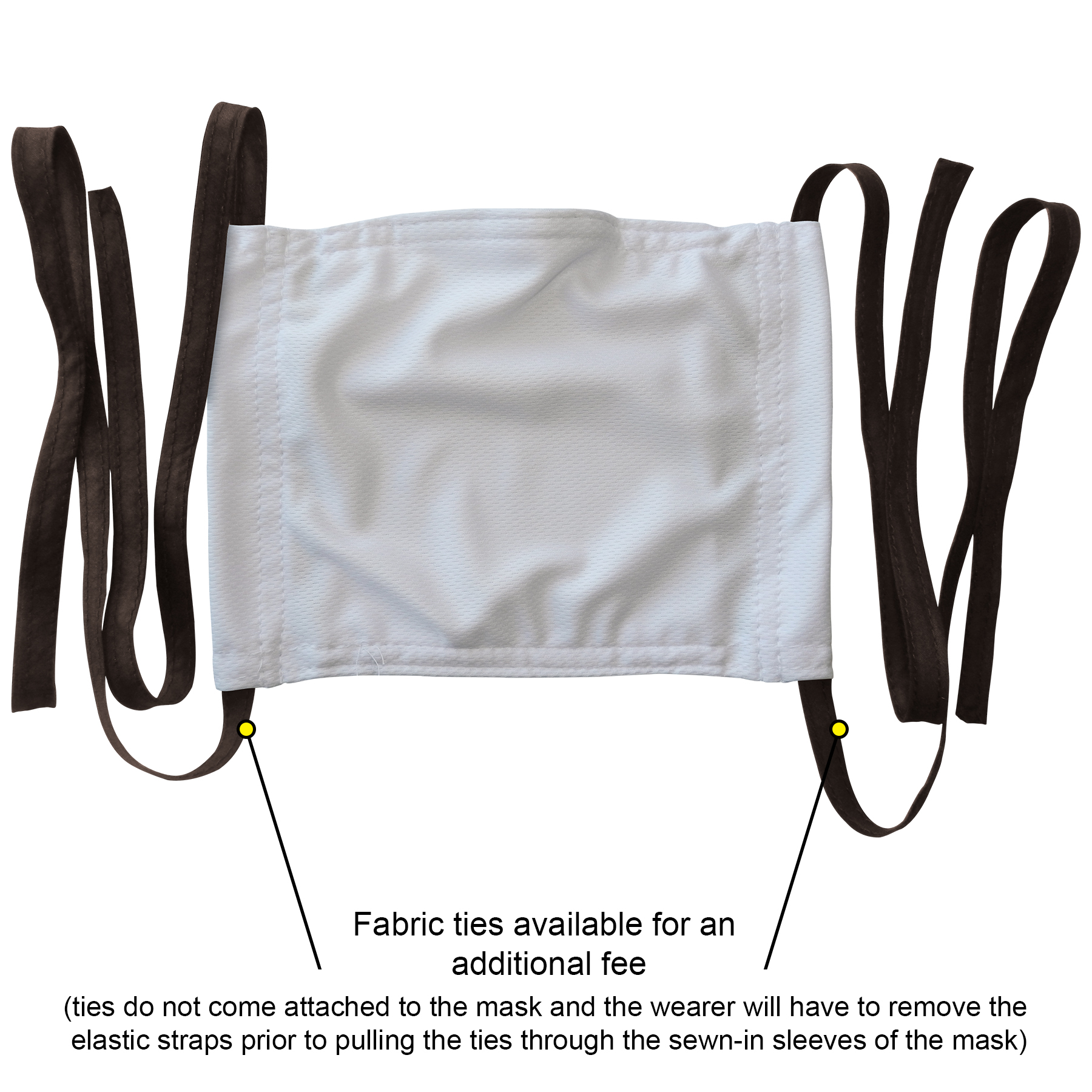 White Microfiber Face Mask