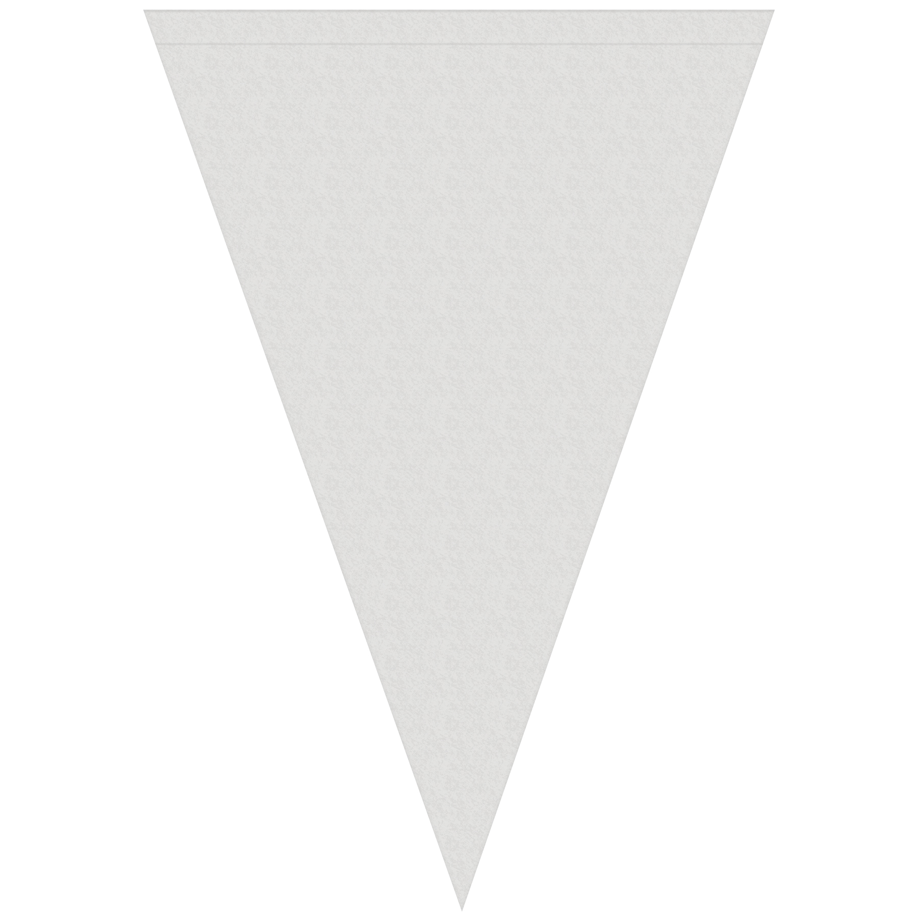 14" x 20" Vertical Triangle Shaped Felt Banner