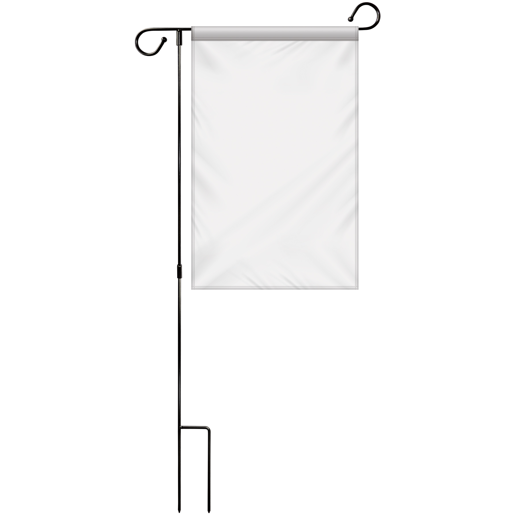 12" x 18" Custom Double Sided Garden Banner with Hardware