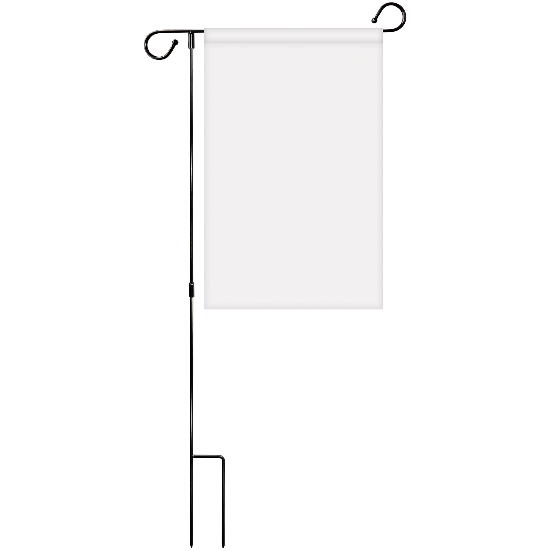 12" x 18" Custom Single Reverse Garden Banner with Hardware