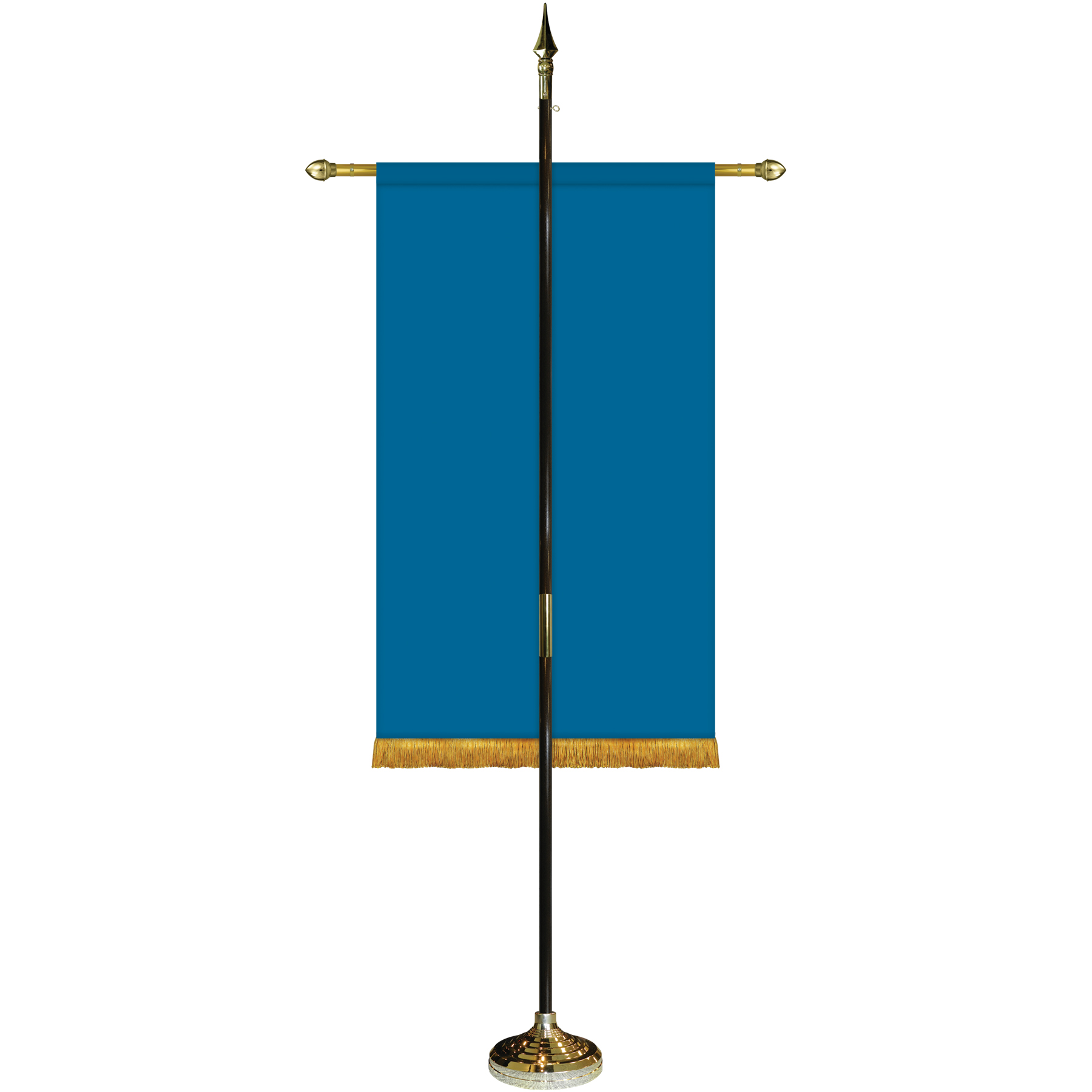 30" x 48" Premium Gonfalon 7' Kit / Straight Cut / Fringe