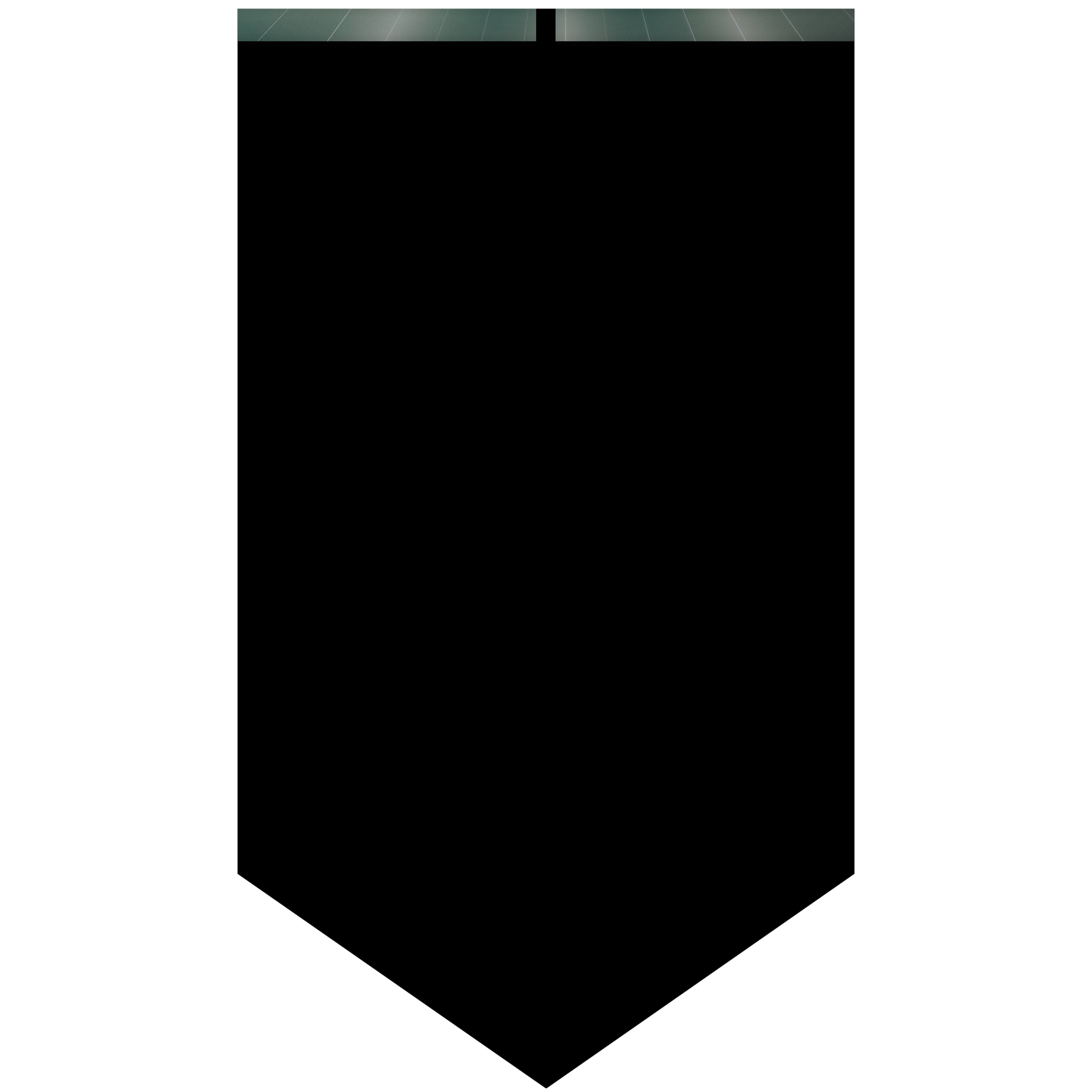 36" x 60" Premium Gonfalon V-cut