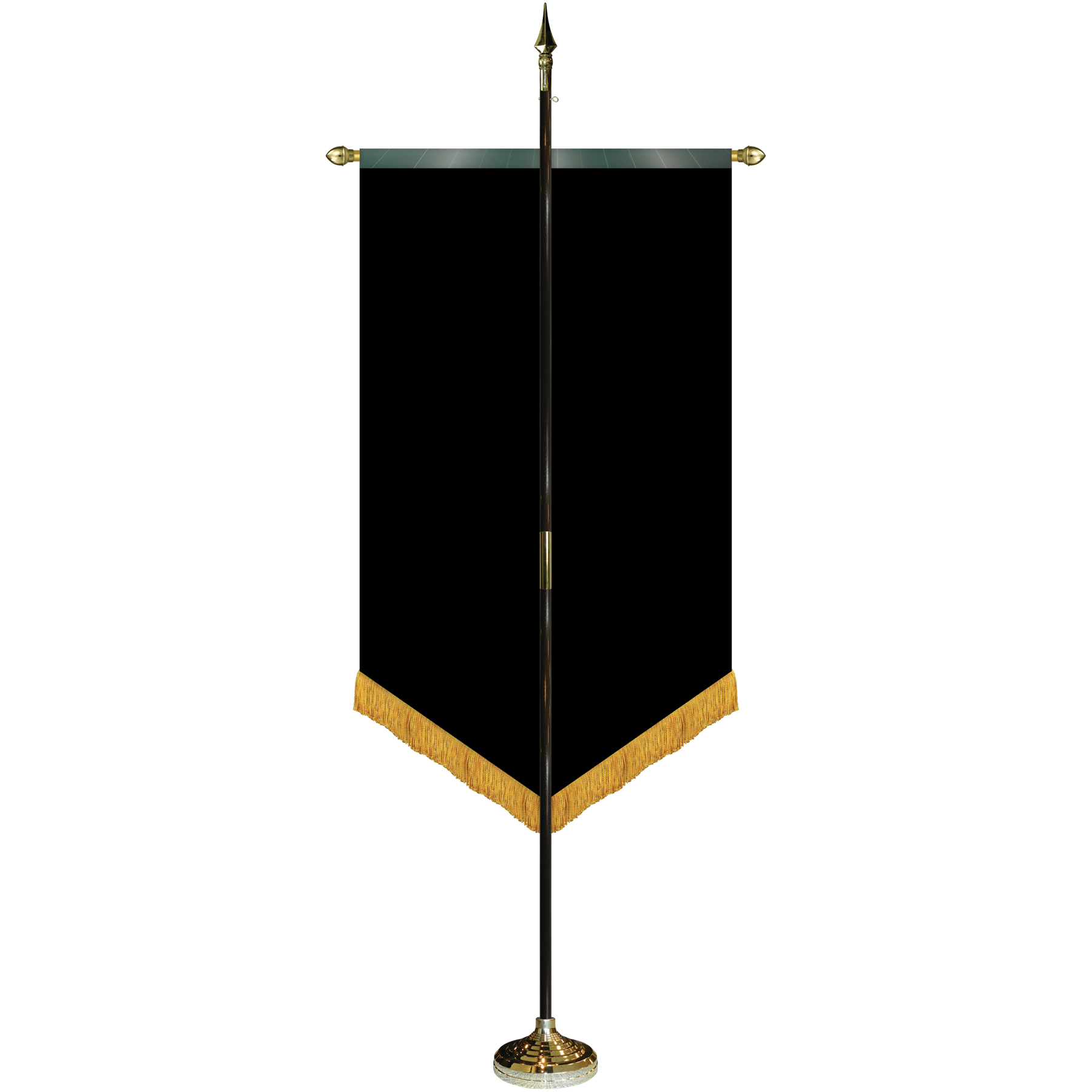 36" x 60" Premium Gonfalon 8' Kit / V-Cut / Fringe