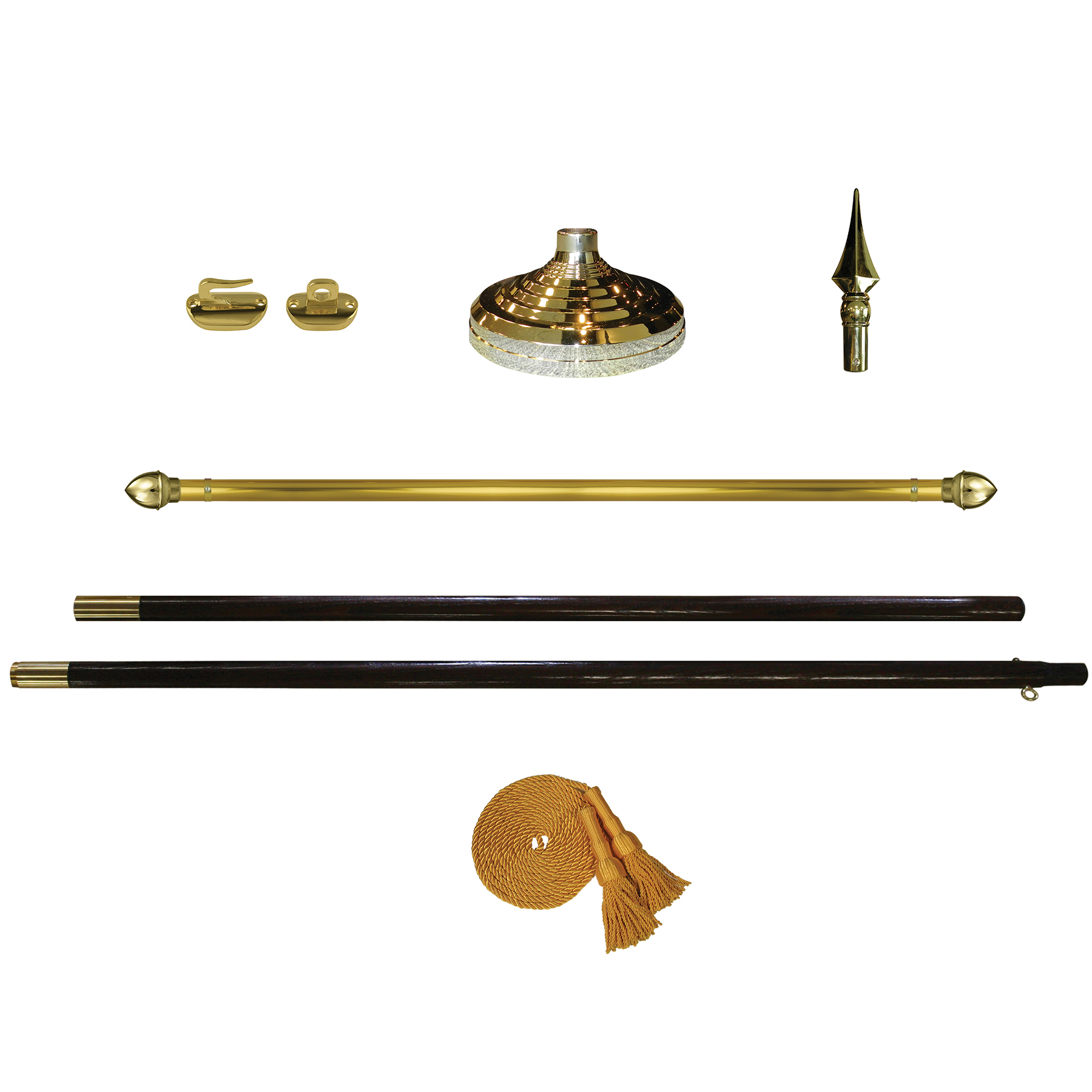 36" x 60" Premium Gonfalon 8' Kit / V-Cut