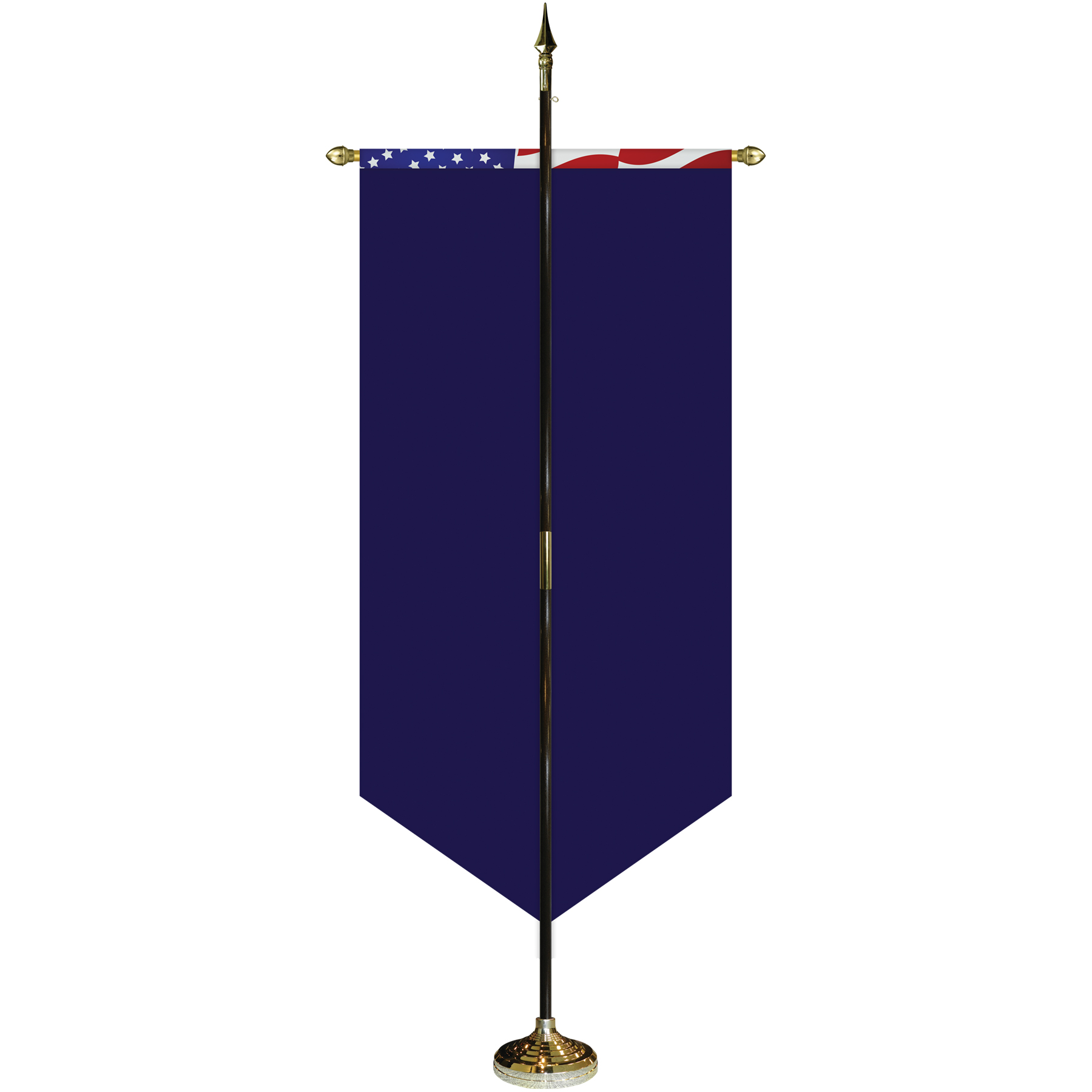 36" x 72" Premium Gonfalon 8' Kit / V-Cut