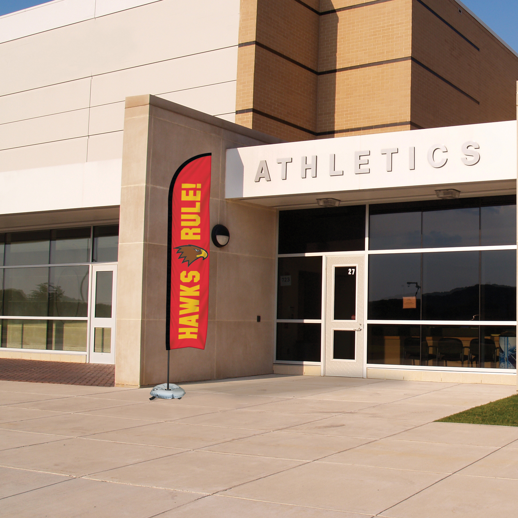 10' Portable Single Reverse Half Drop Kit w/ Cross Base