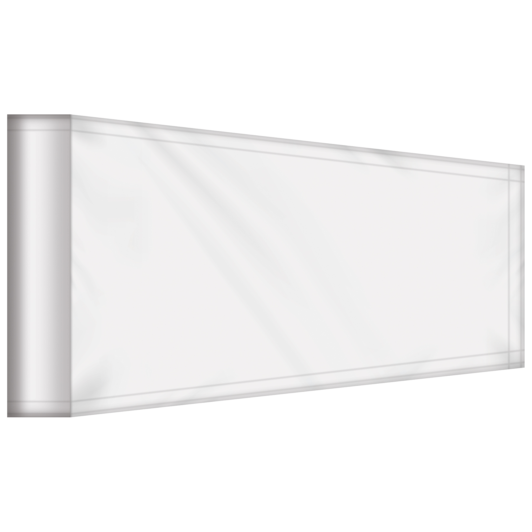 9" X 6" Double Sided Tapered Ski Pole Flag