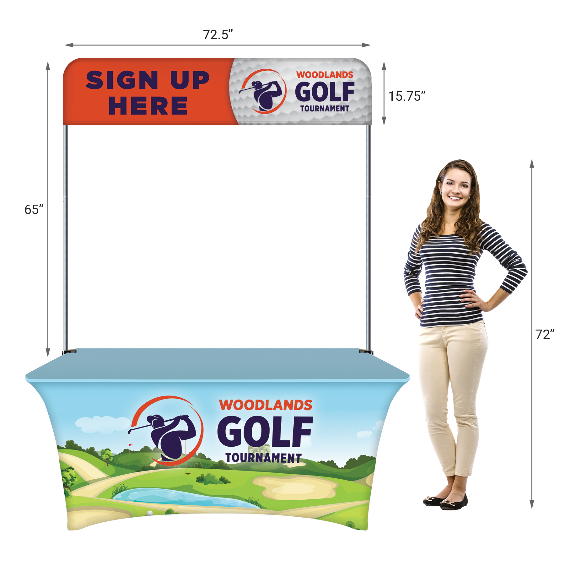 6’ Sign Up Table Kit