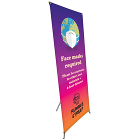 60" X 24" X-Banner Kit