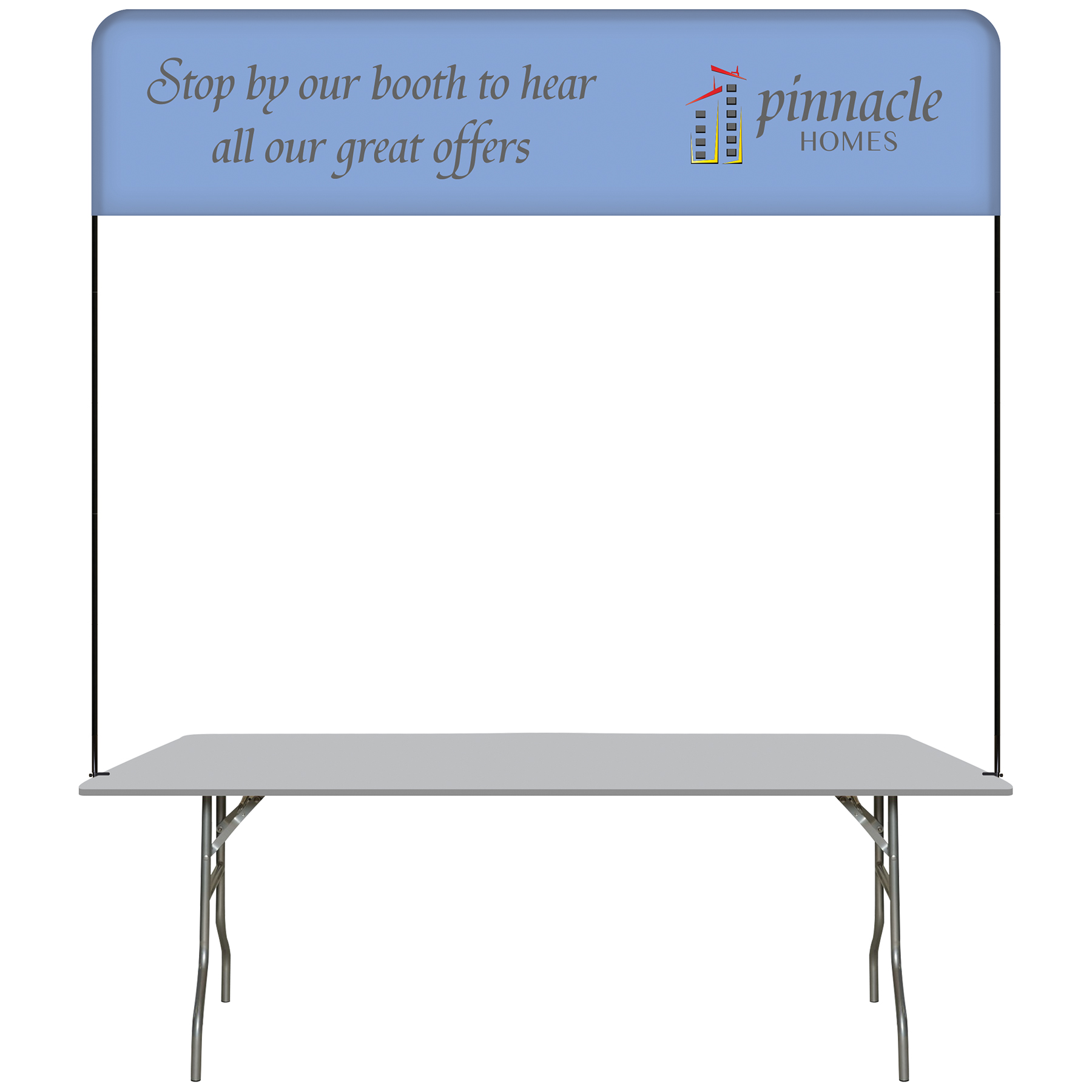 6' Table Top Hardware & Small Banner Kit