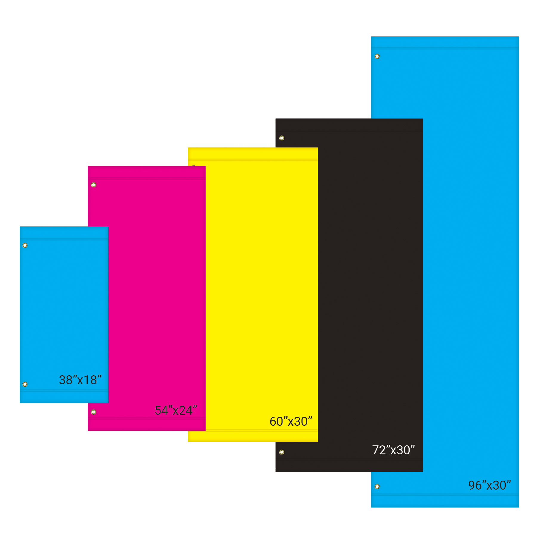 36" x 18" Custom Avenue Banner