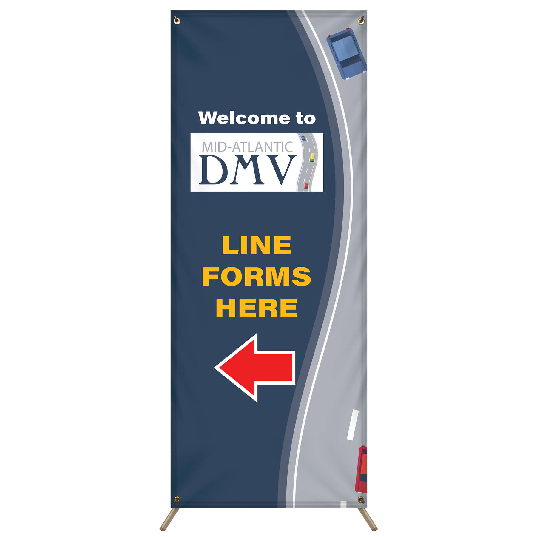 60" X 24" X-Banner Kit