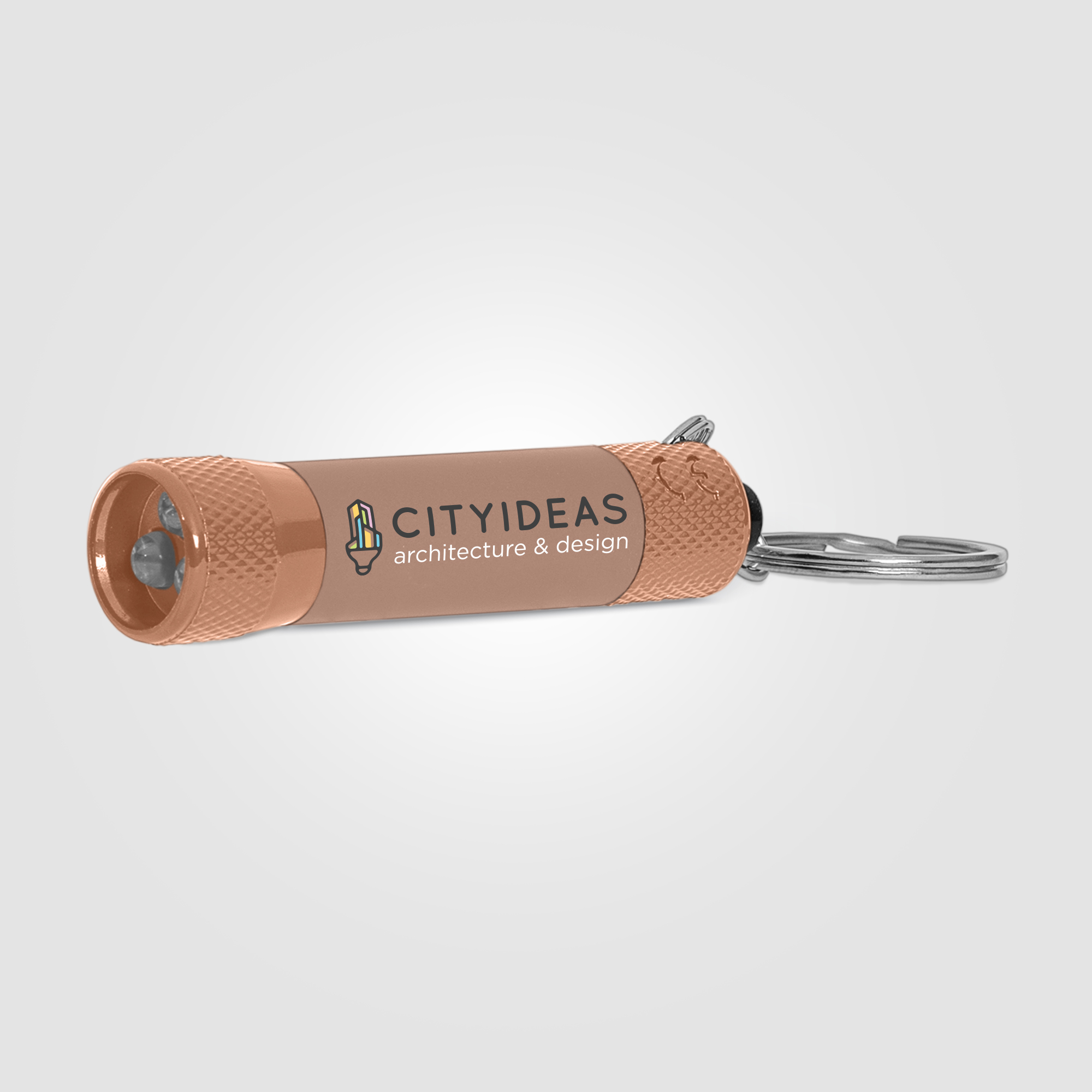 Chroma Softy Monochrome Metallic 3 LED Torch Keychain