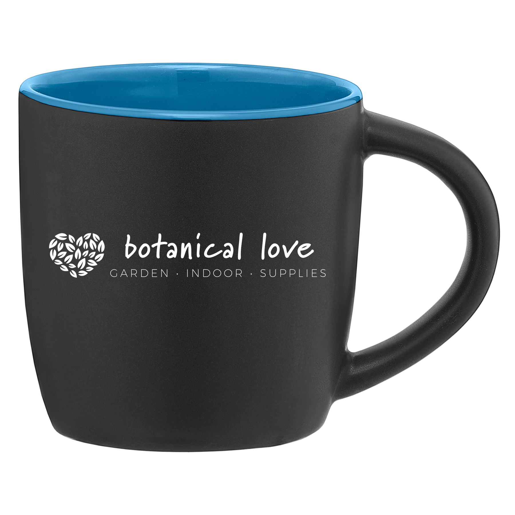 Zanzibar - 355 ml Matte Black Ceramic Mug with ColourPop