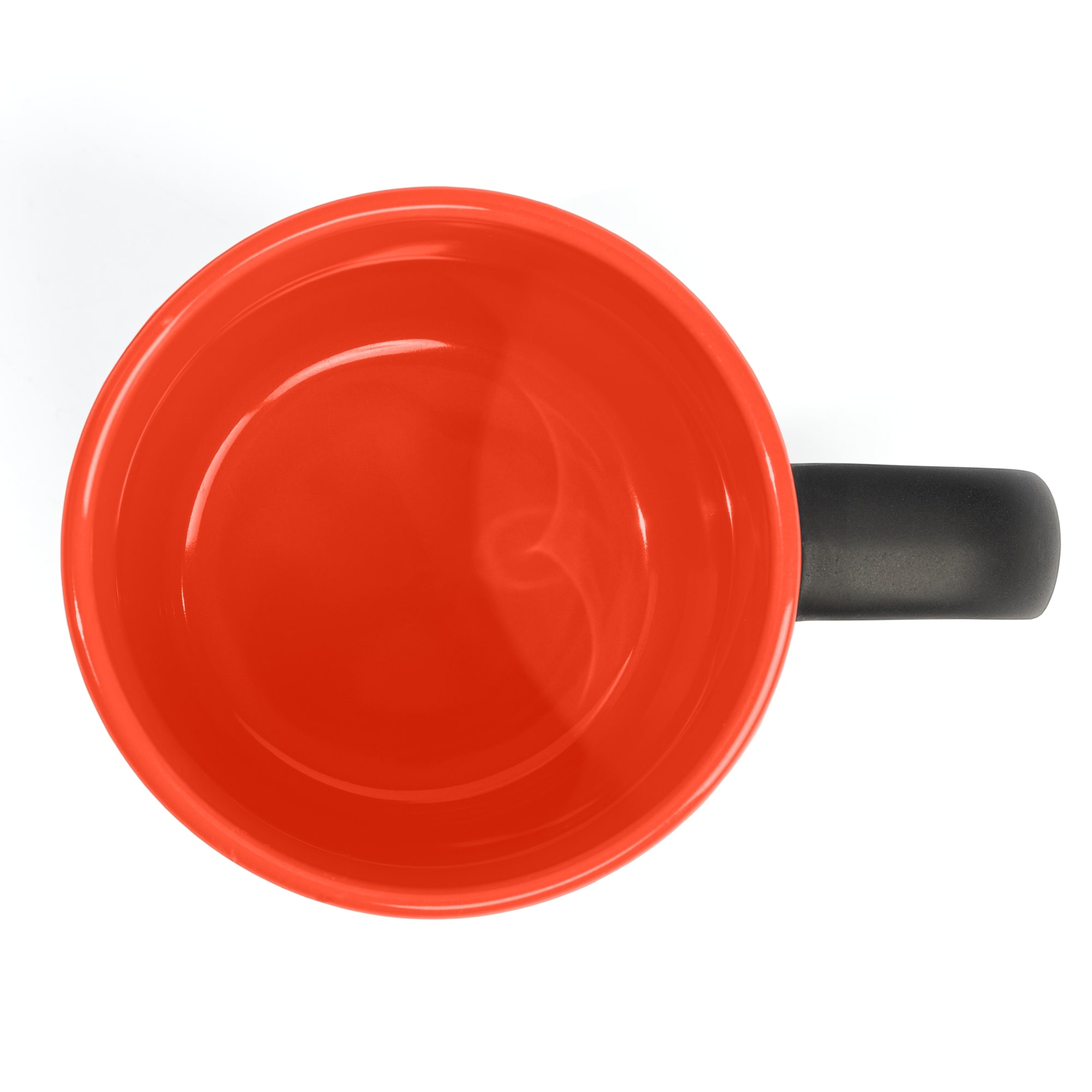 Zanzibar - 355 ml Matte Black Ceramic Mug with ColourPop