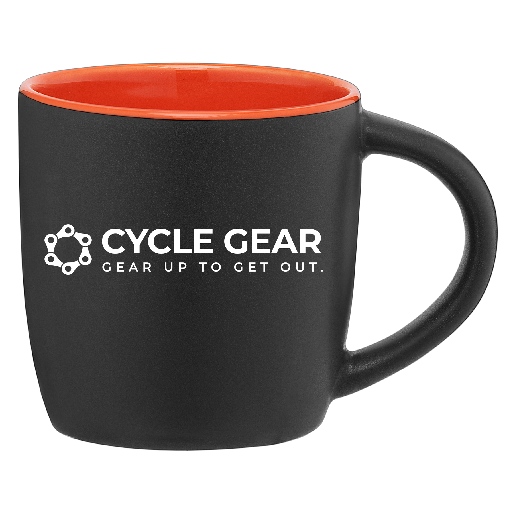 Zanzibar - 355 ml Matte Black Ceramic Mug with ColourPop