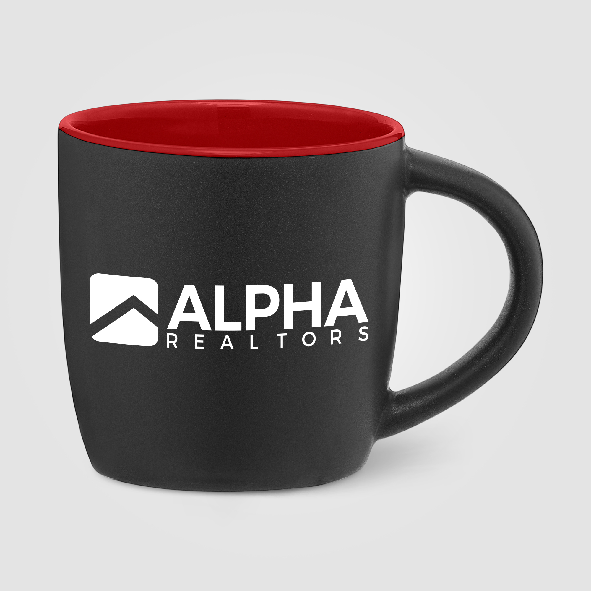 Zanzibar - 355 ml Matte Black Ceramic Mug with ColourPop