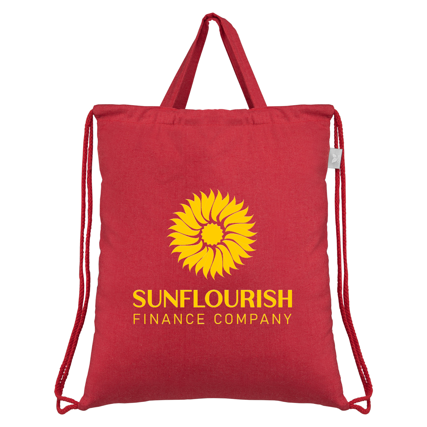 Palma - Rucksack & Tragetasche mit Kordelzug aus recycelter Baumwolle ...