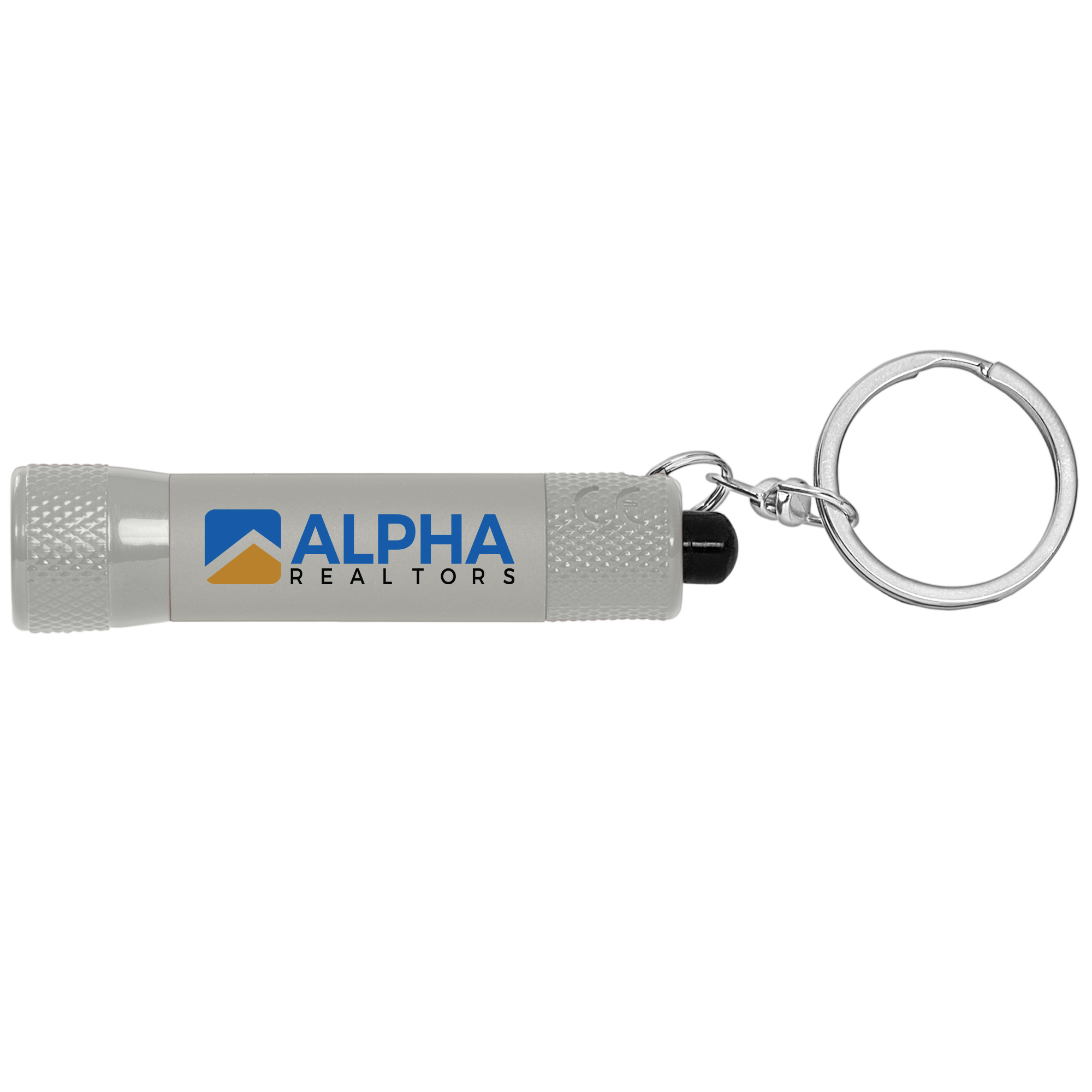 Chroma Softy Monochrome Metallic - LED Flashlight with Keyring - ColorJet
