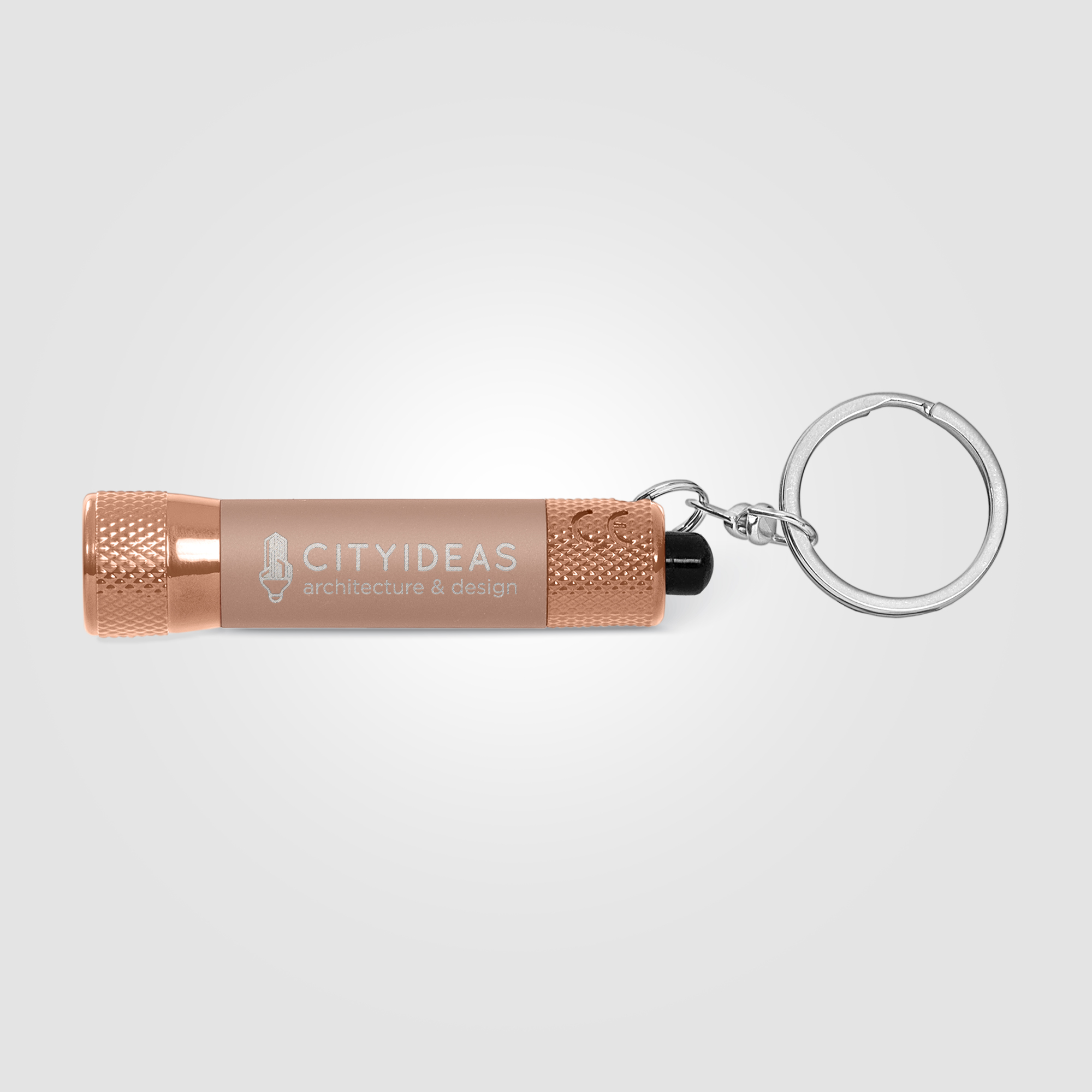 Chroma Softy Monochrome Metallic - LED Flashlight with Keyring - Laser ...