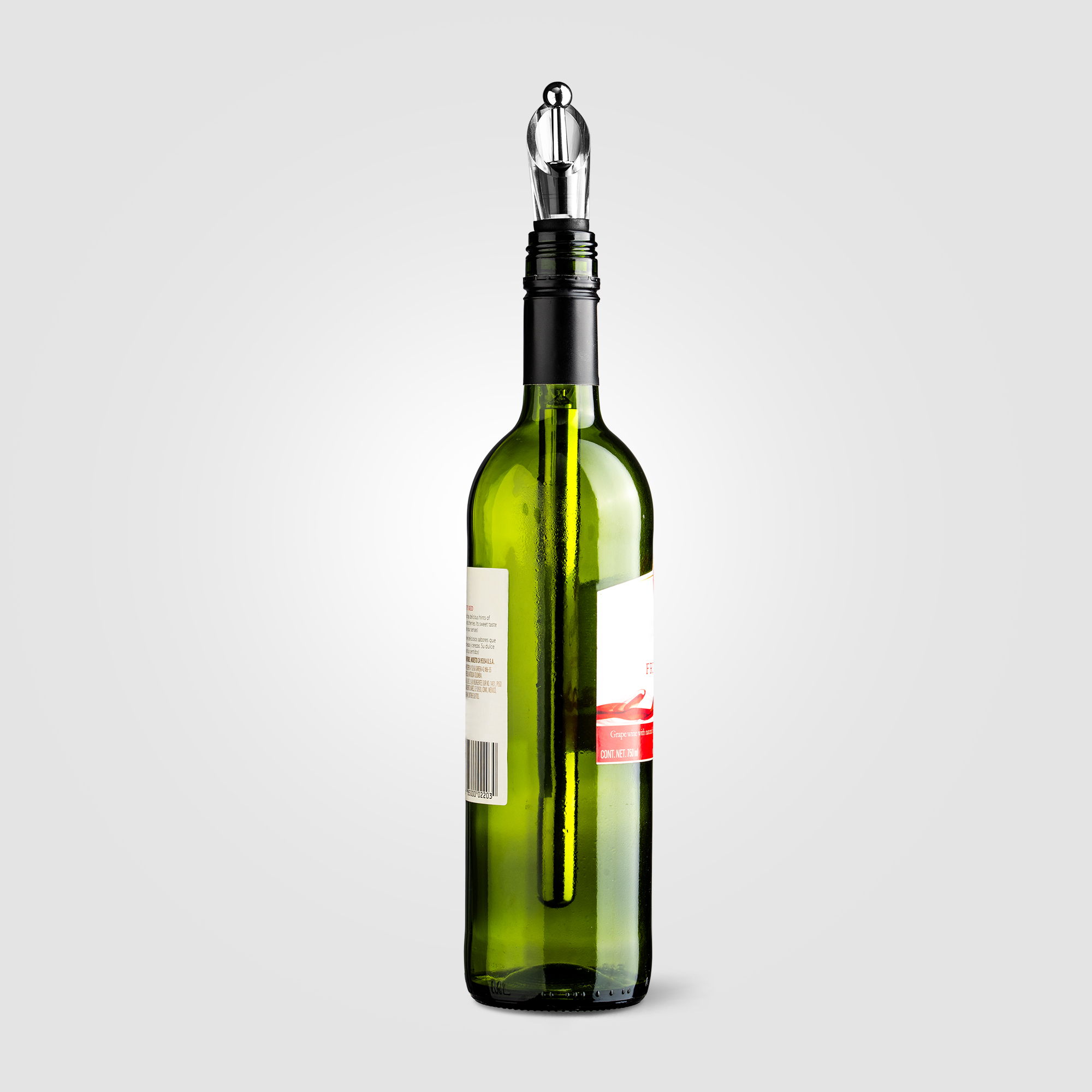 Neve Recycled Stainless Steel Wine Chiller Set & Gift Box - 2 pcs