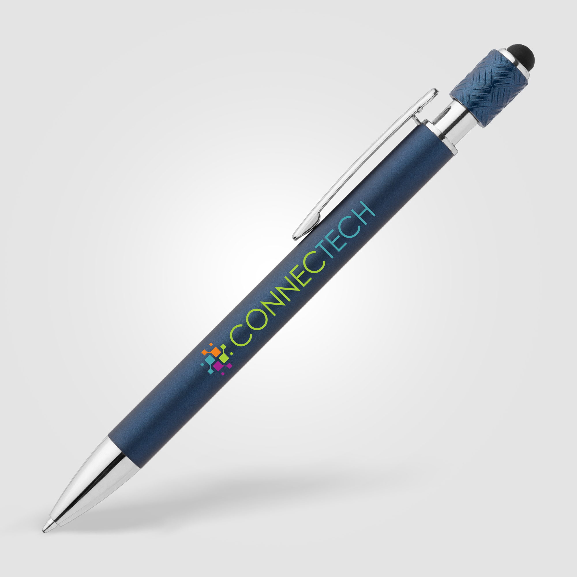 Wave Aluminum Spinner Stylus Pen - ColorJet