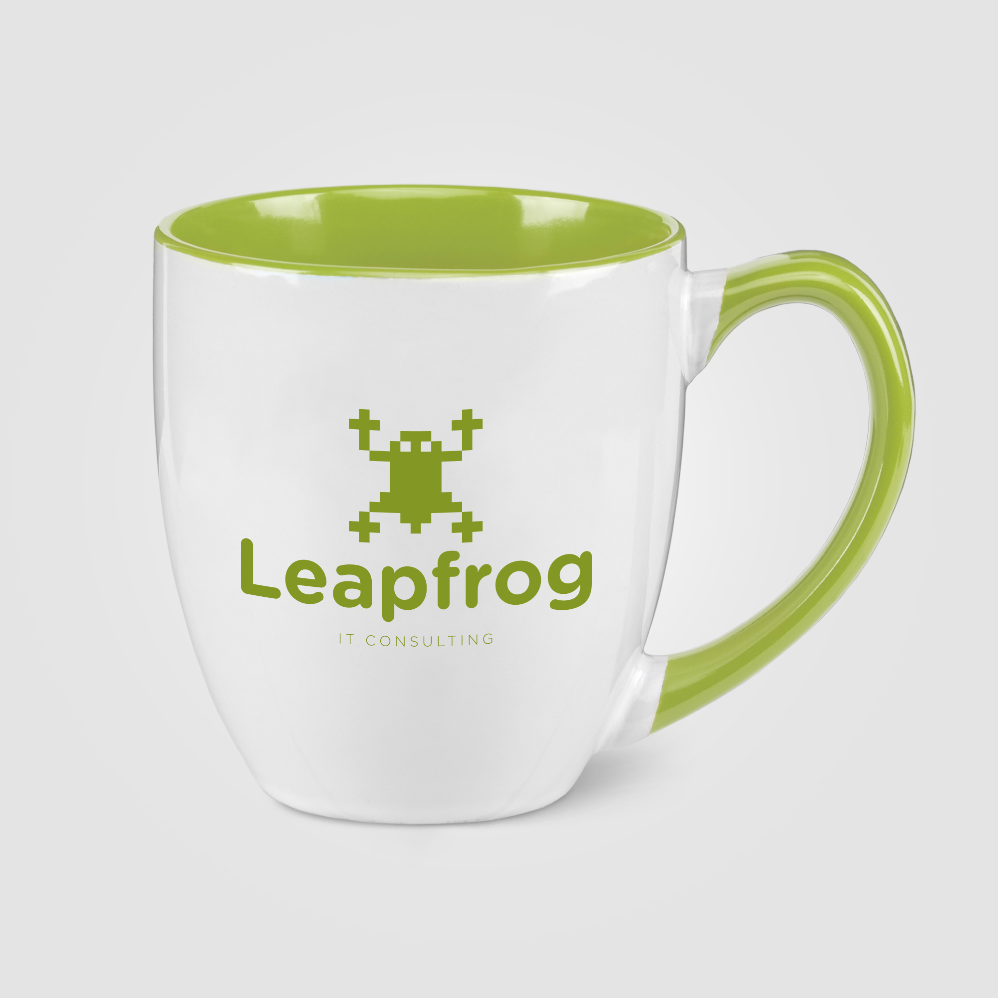 15 oz. Two-Tone Ceramic Bistro Mug