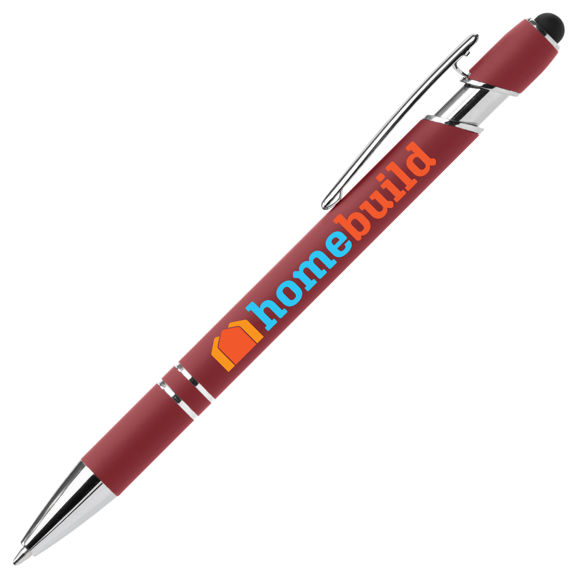 Ellipse Softy Recycled Aluminum Pen w/ Stylus + Anti-Fraud Ink - ColorJet