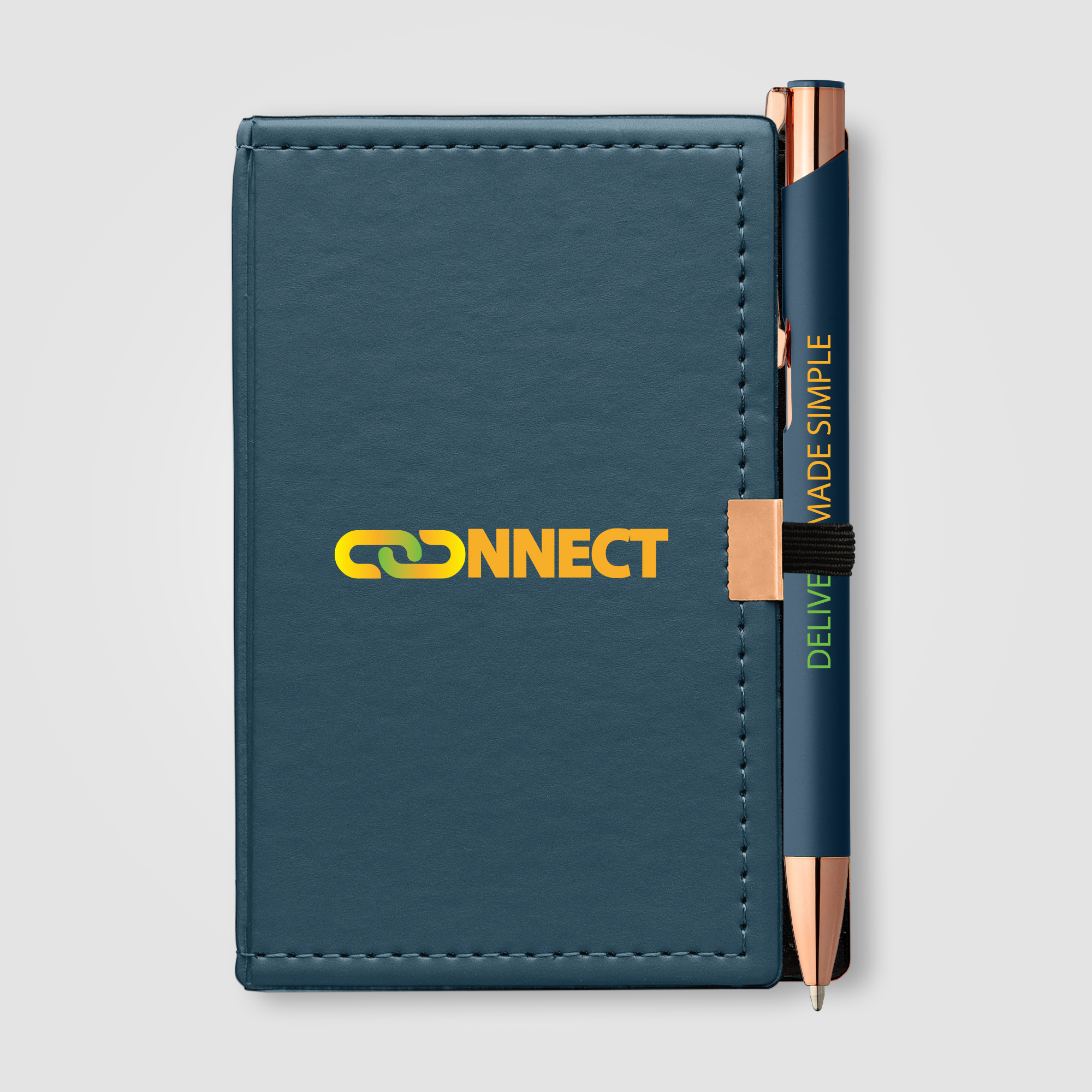 Note Caddy & Crosby Rose Gold Pen Gift Set - ColorJet