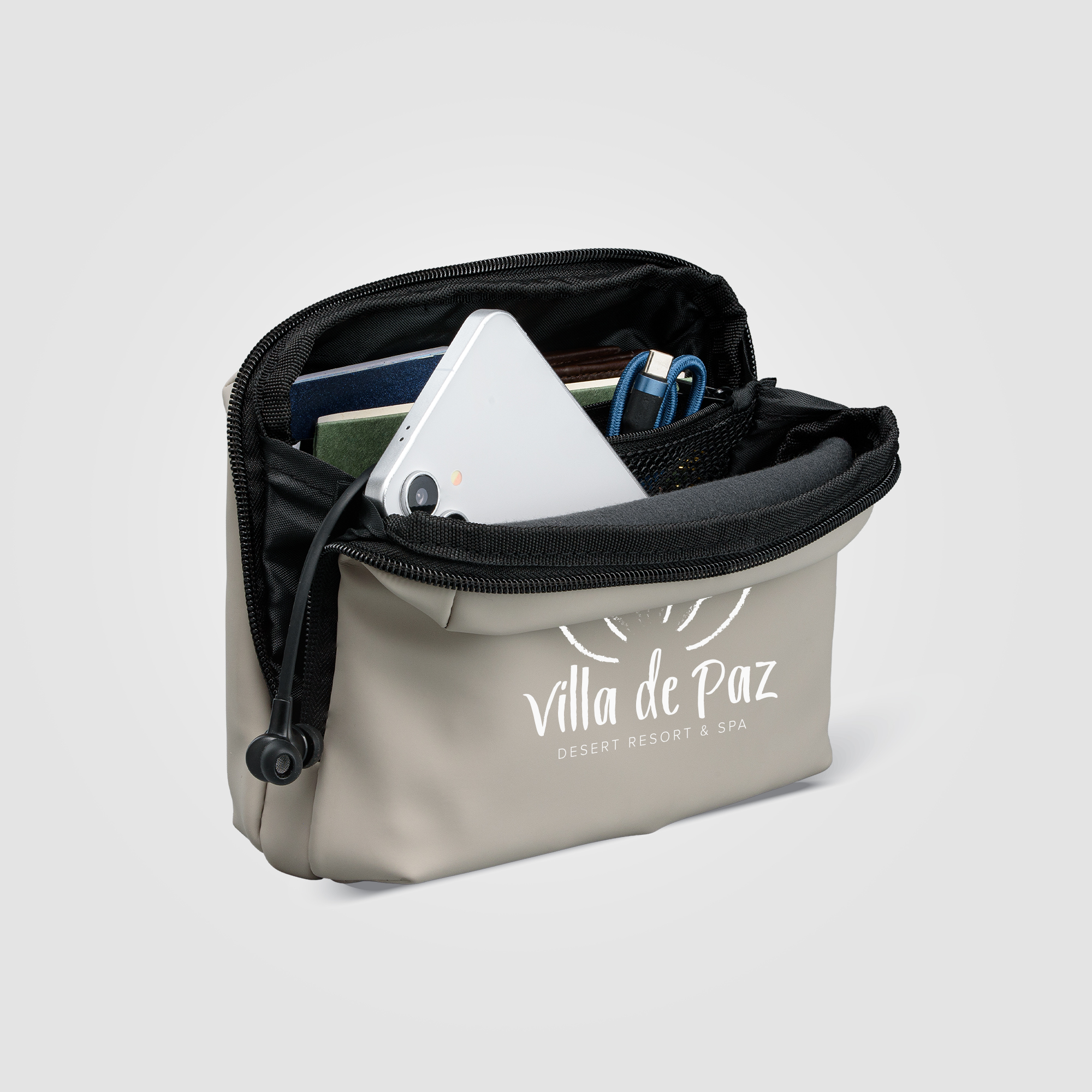 Malmö rPET Multi Pocket Zippered Utility Pouch - 2L