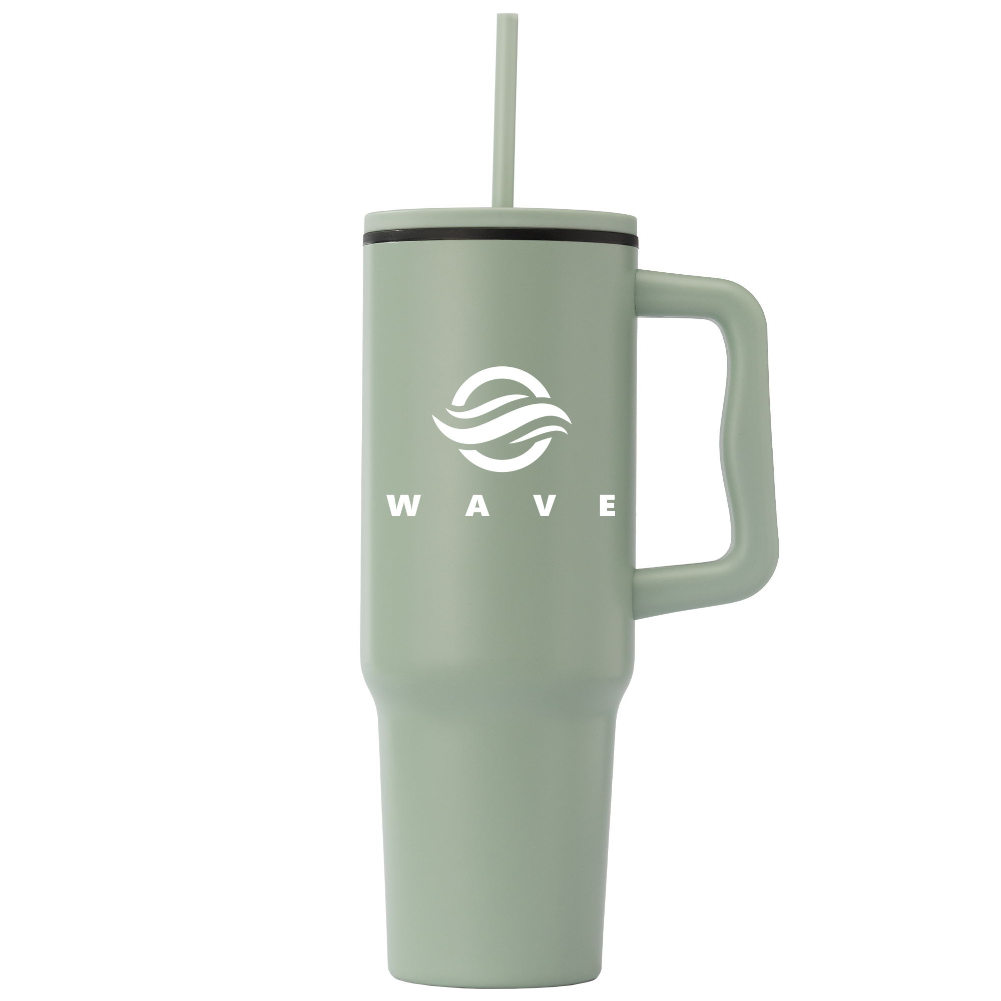 Polar - 40 oz. Stainless Steel Tumbler with Plastic Liner and Straw