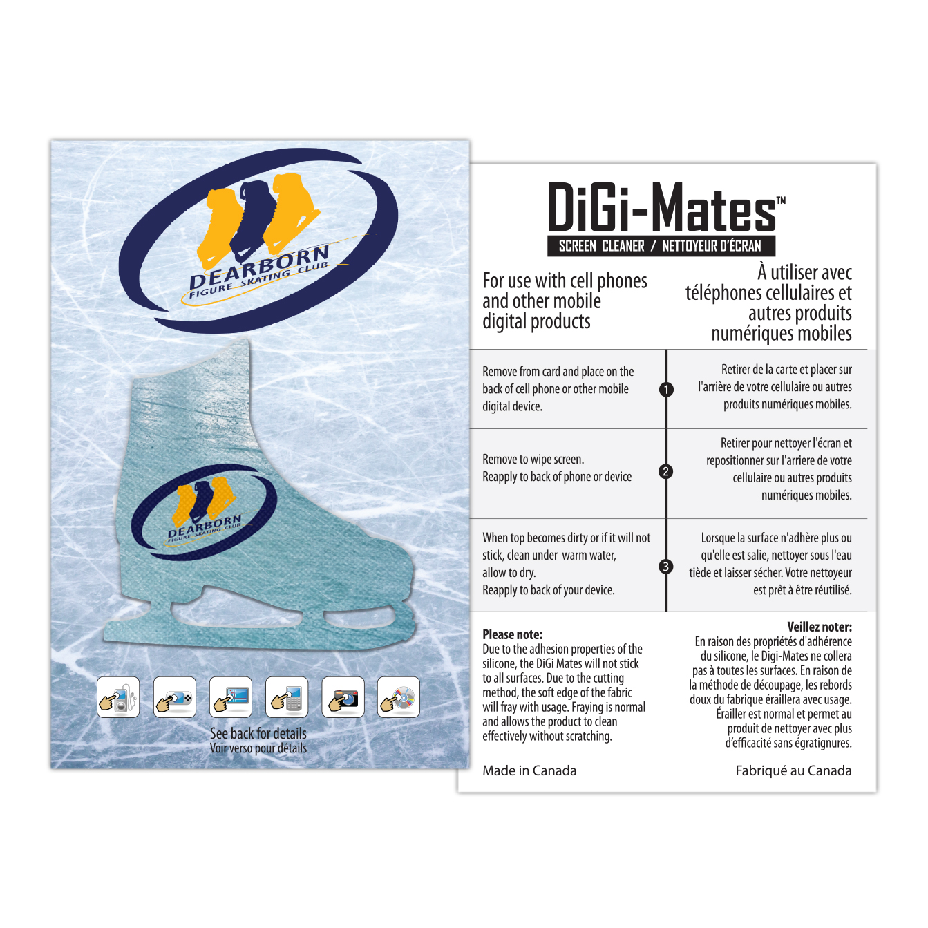DiGi-Mates™ Mobile Screen Cleaner - Figure Skate