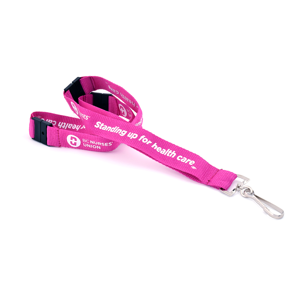 Silkscreen Lanyard with 3 Point Safety Breakaway
