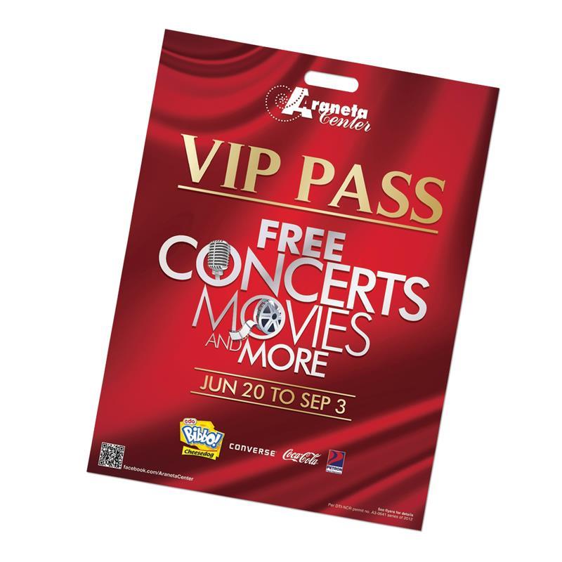 Laminated Event Cards, Show Pass