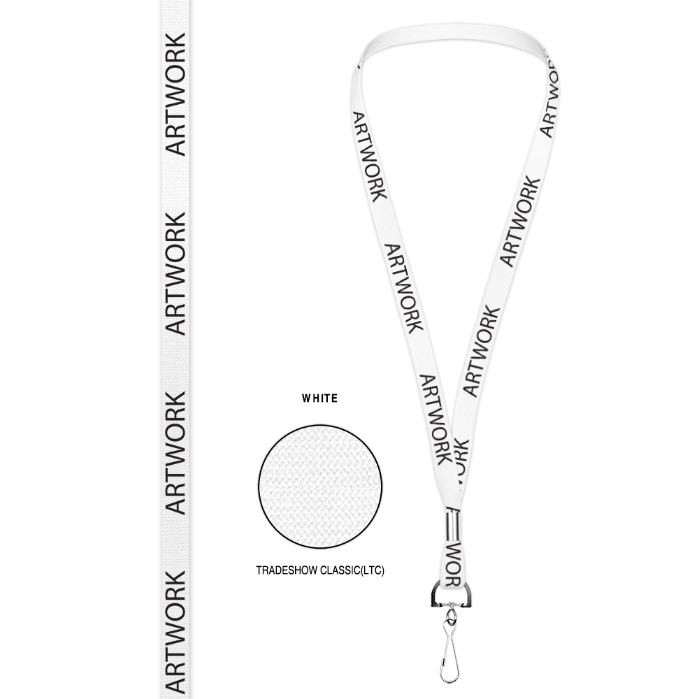 Tradeshow Classic Lanyard, 2 Side Print - Custom Id Badge Holders And ...